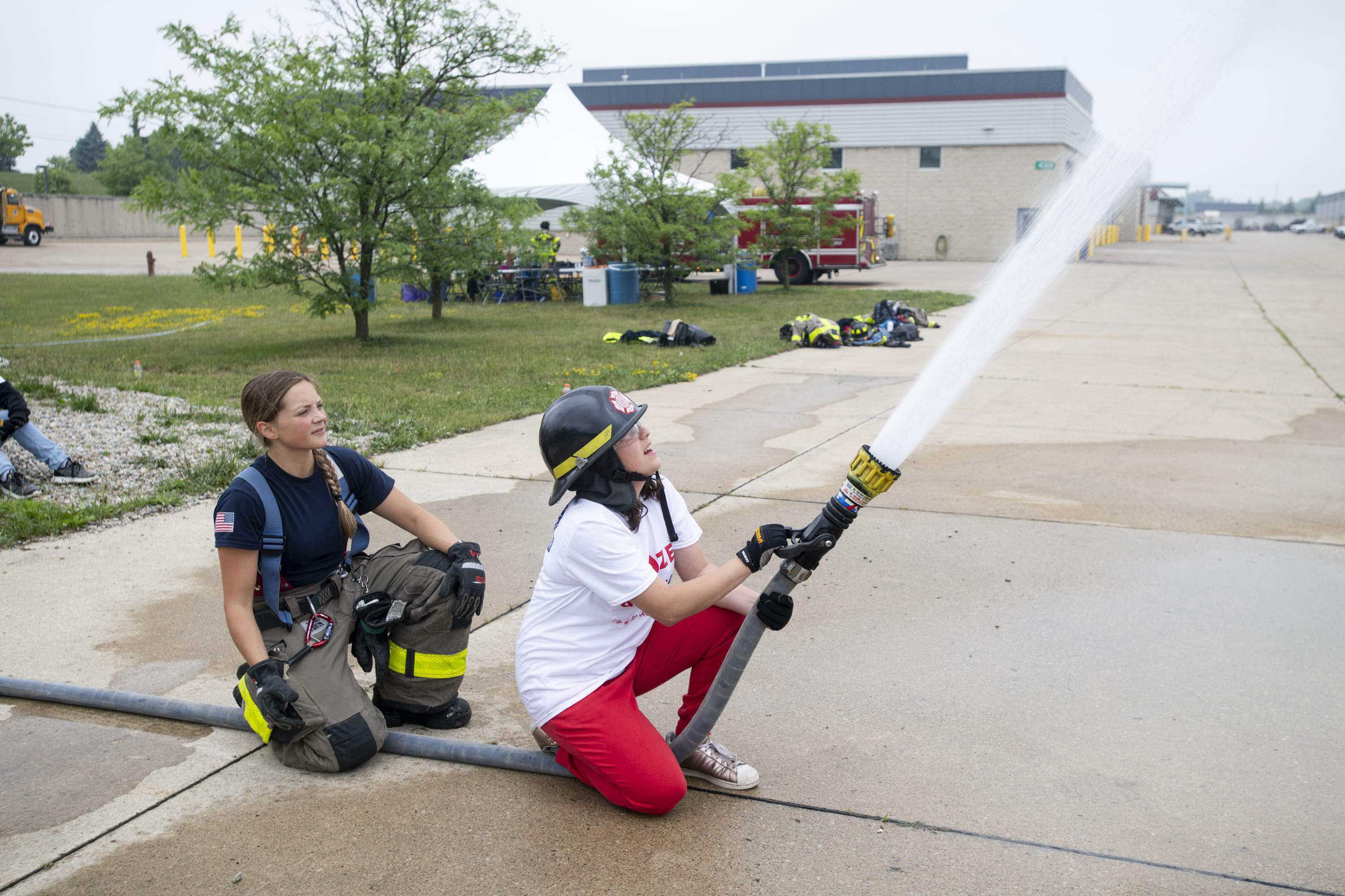 Blaze and Blue camp gives young women an up-close look at firefighting ...