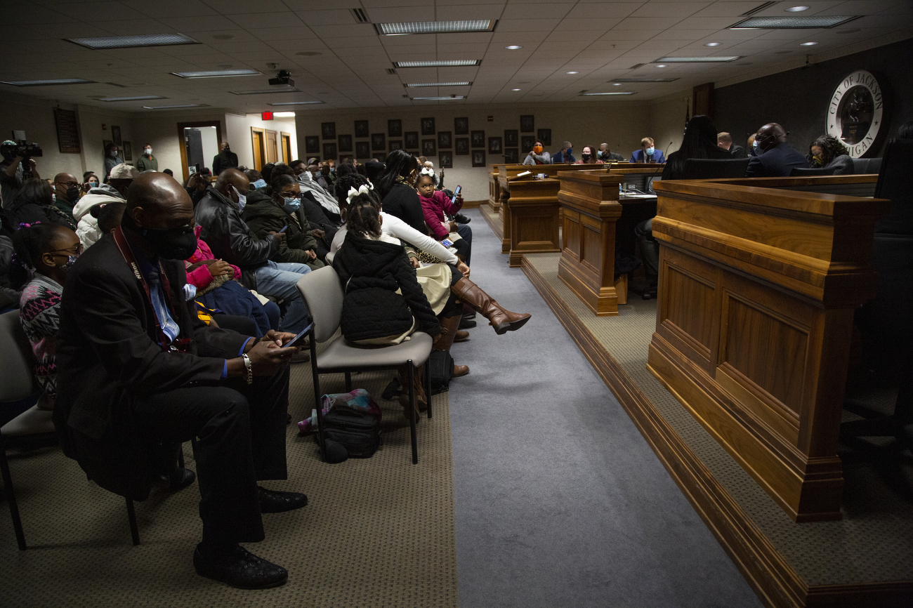New Jackson city council chambers sworn in - mlive.com