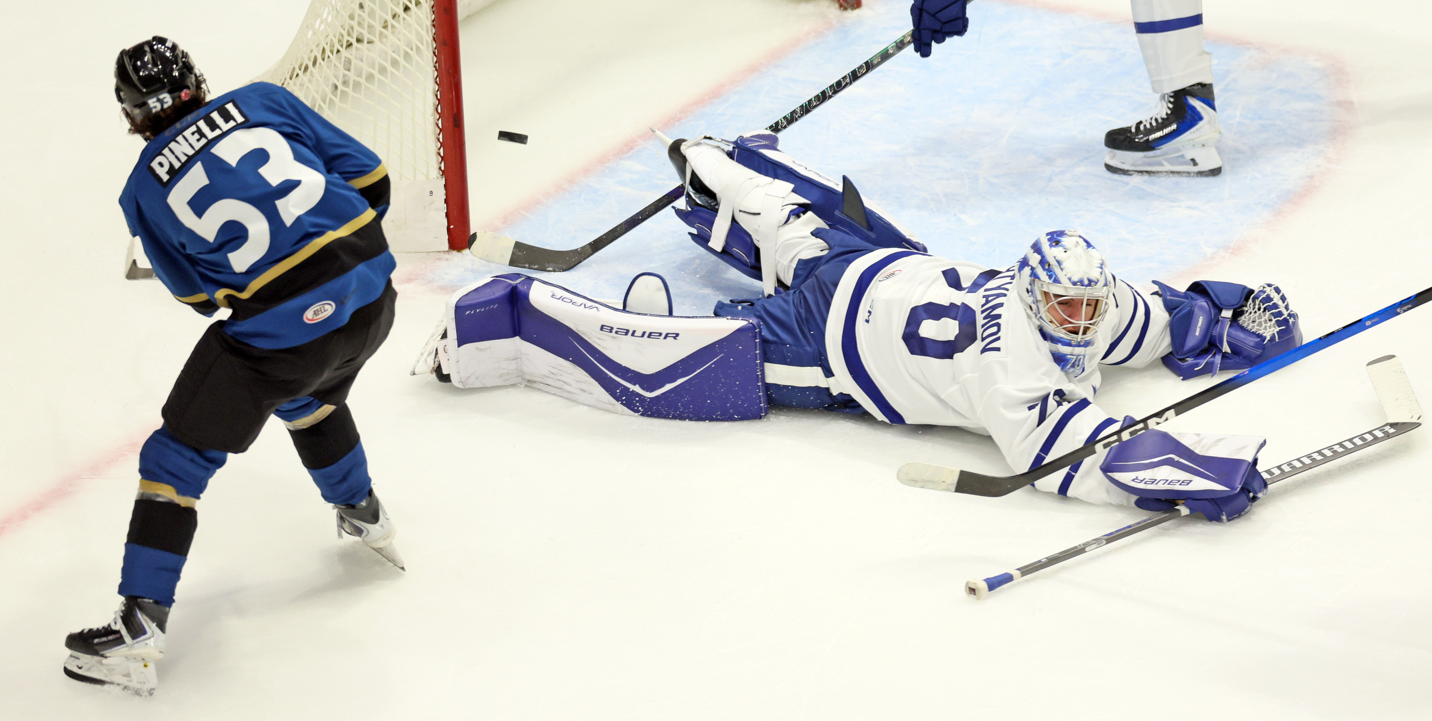 Cleveland Monsters vs. Toronto Marlies, Game 1 of the AHL Calder Cup ...