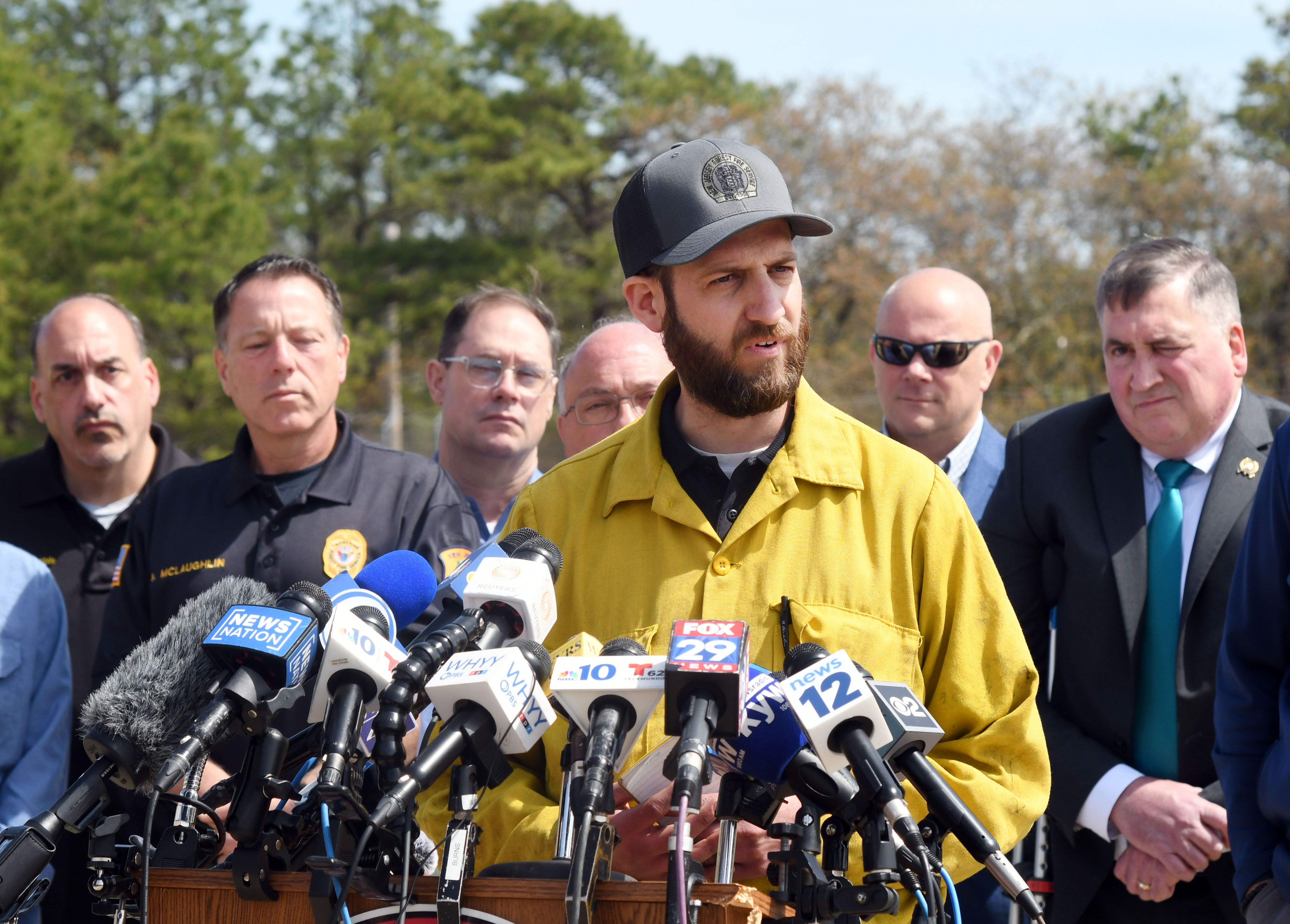 Jones Road Wildfire in Ocean County - nj.com