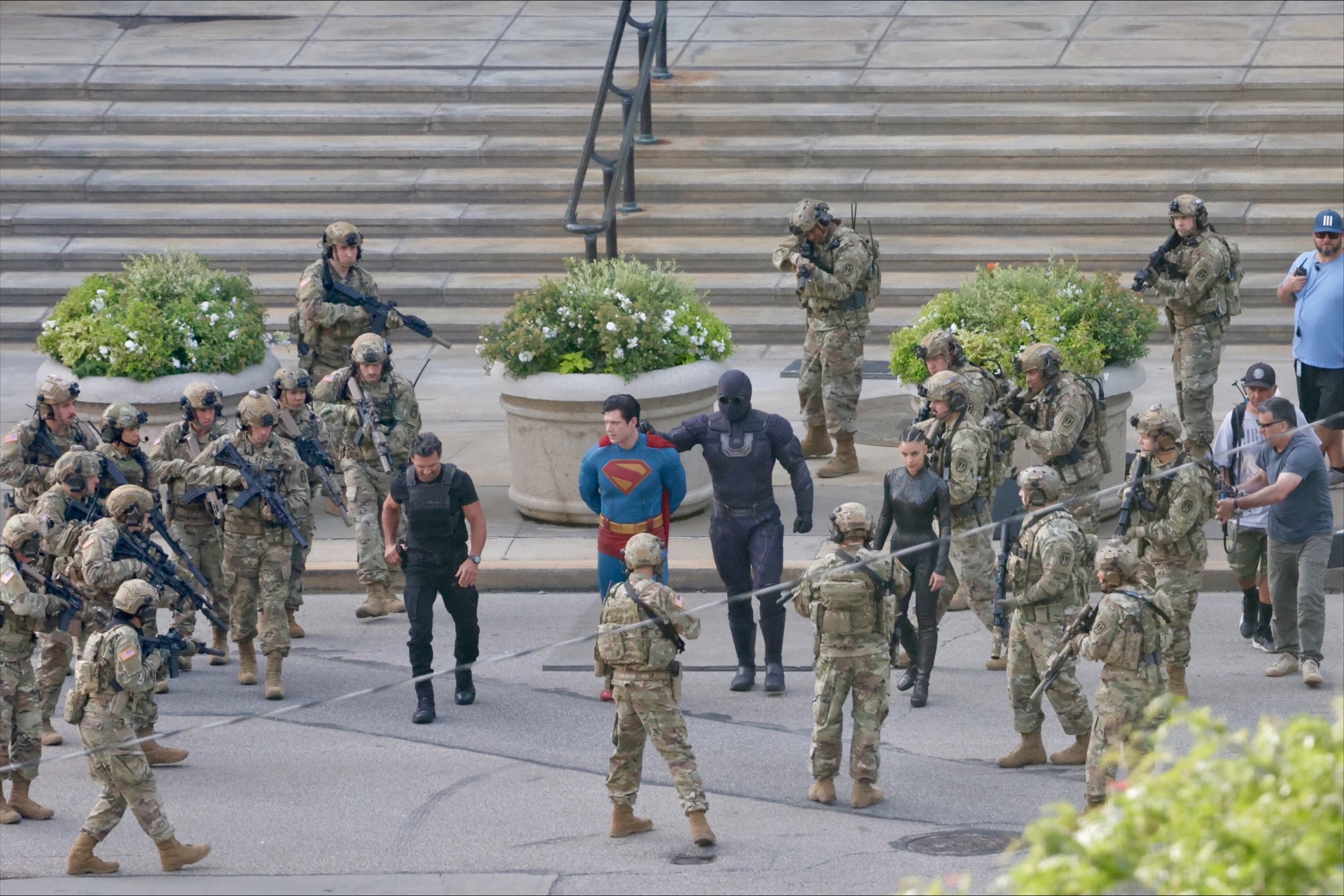 Filming continues on set of Superman in downtown Cleveland, June 25 ...
