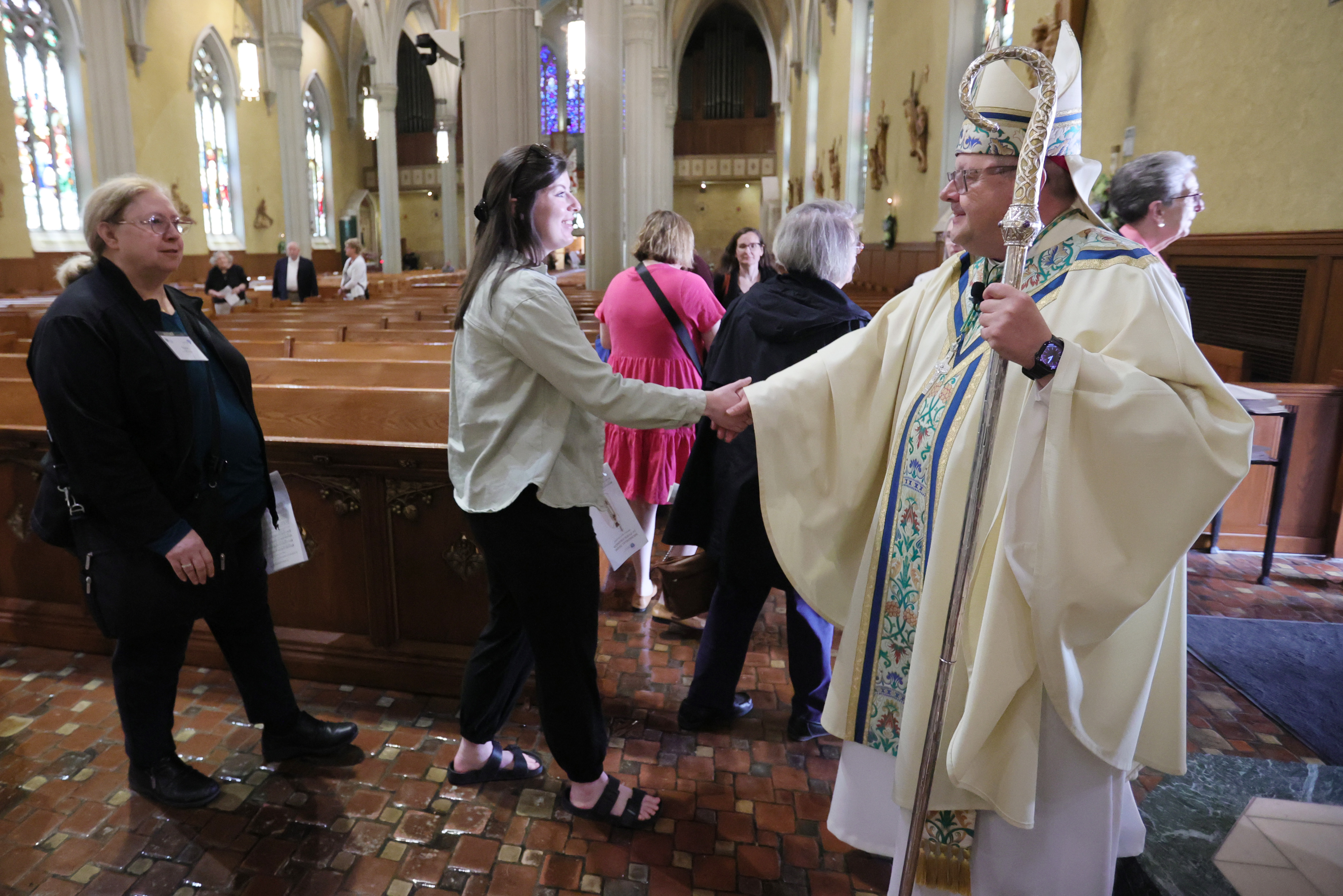 Memorial Mass for Pope Francis held at The Cathedral of St. John the ...