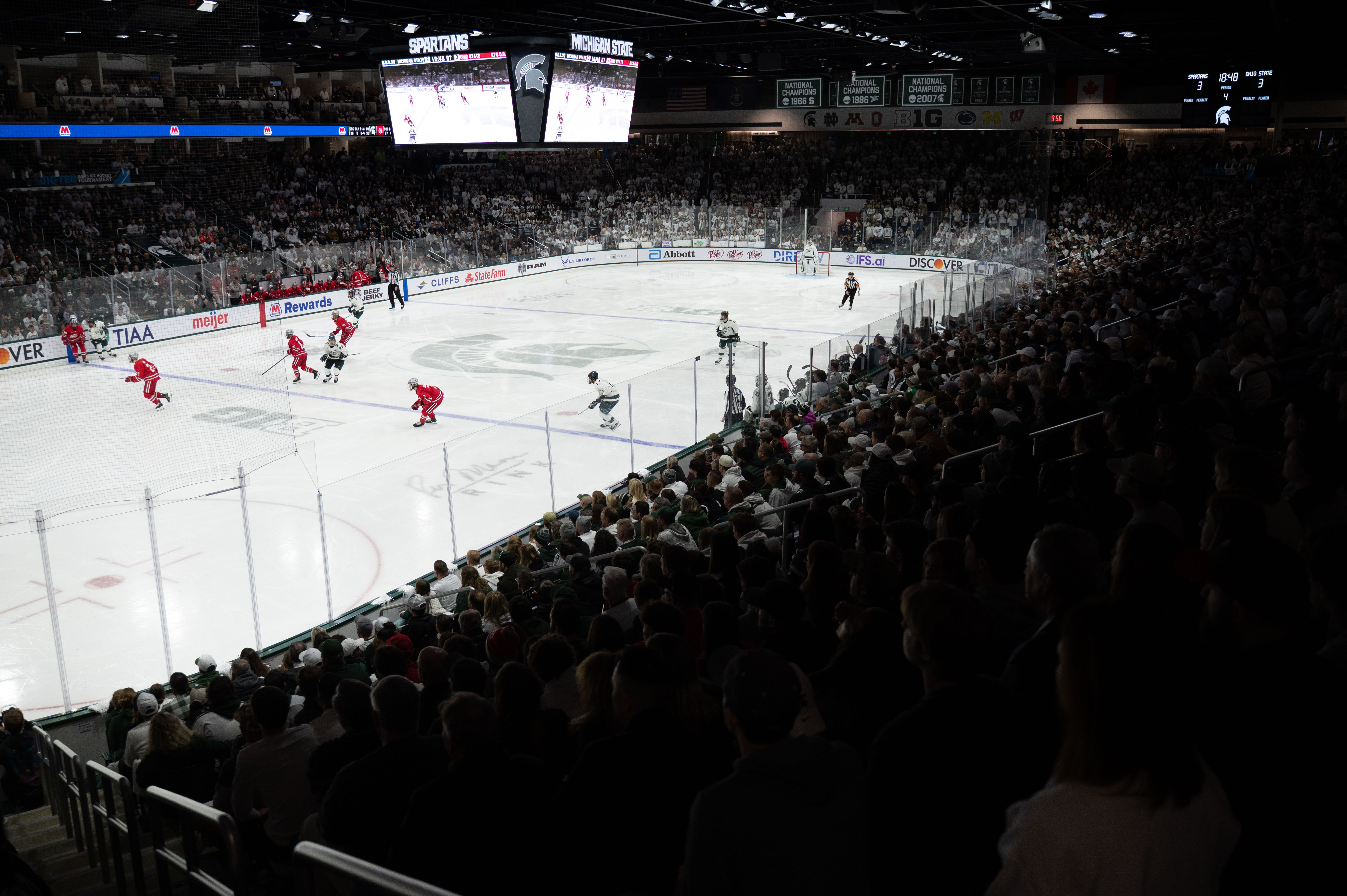 Michigan State hosts Ohio State in the Big Ten hockey championship ...