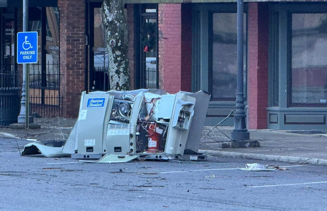 Storm damage in downtown Athens - al.com