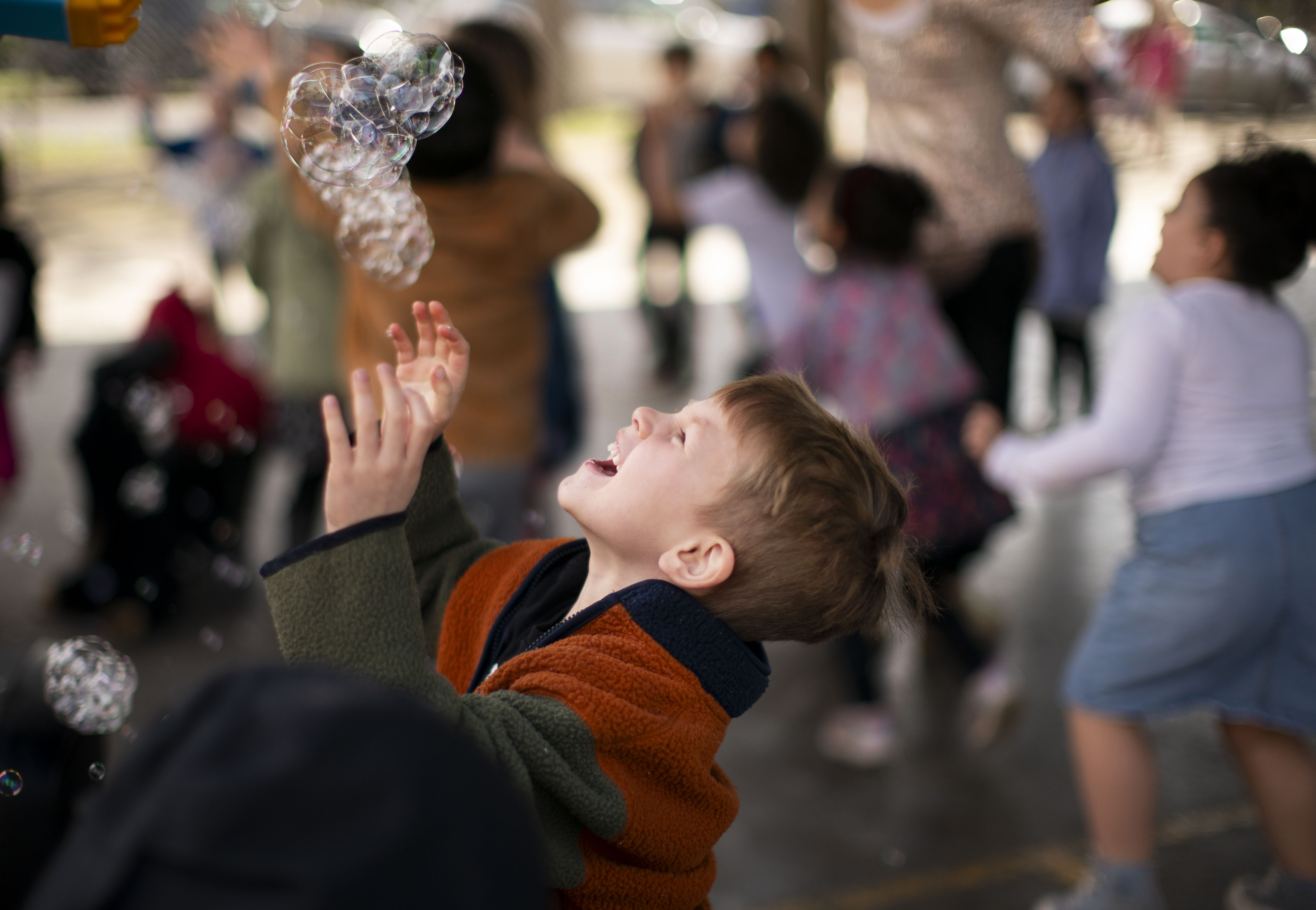 Outdoor dance party at Sabin Elementary School in Northeast Portland ...