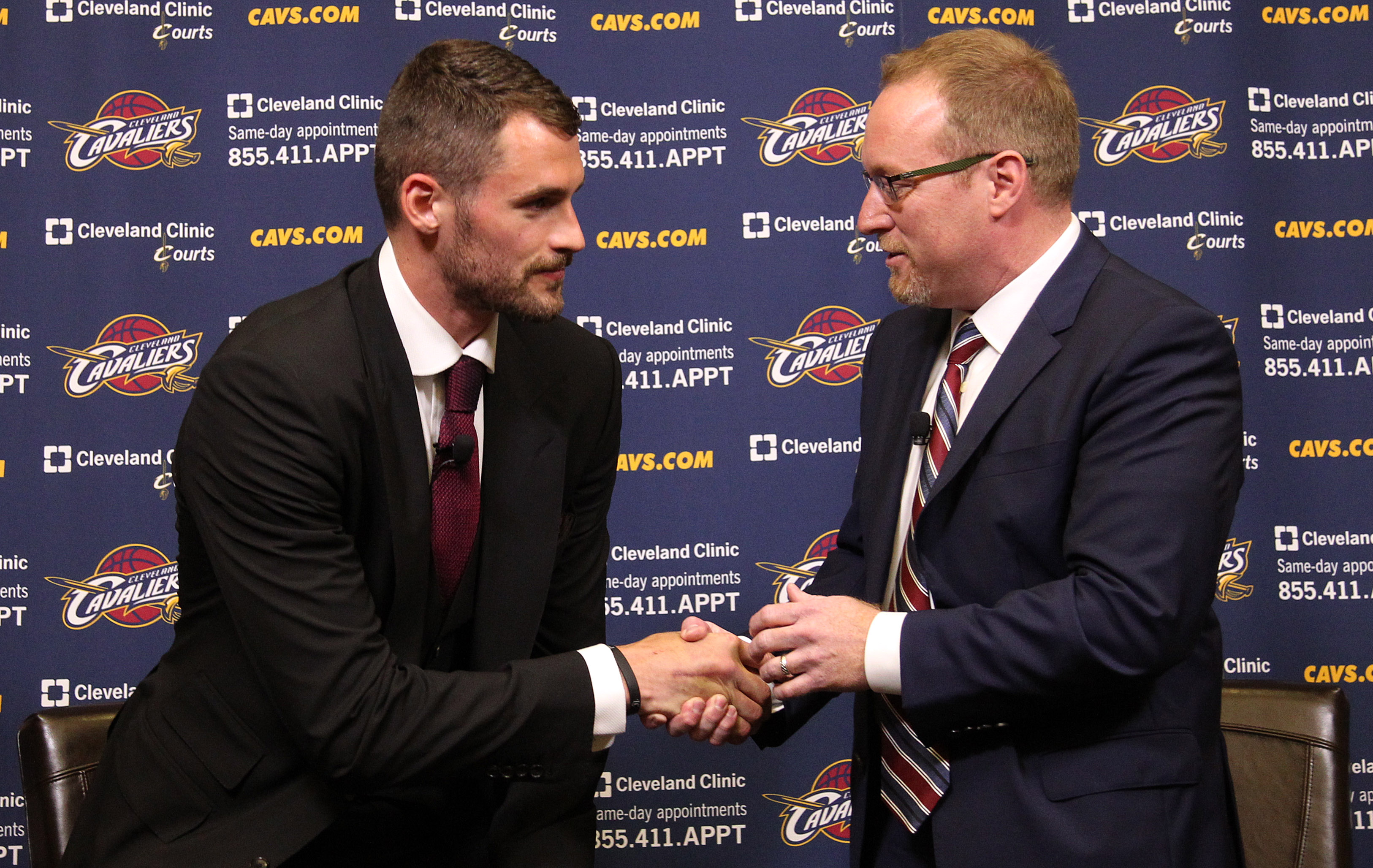 The history of forward Kevin Love with the Cleveland Cavaliers ...