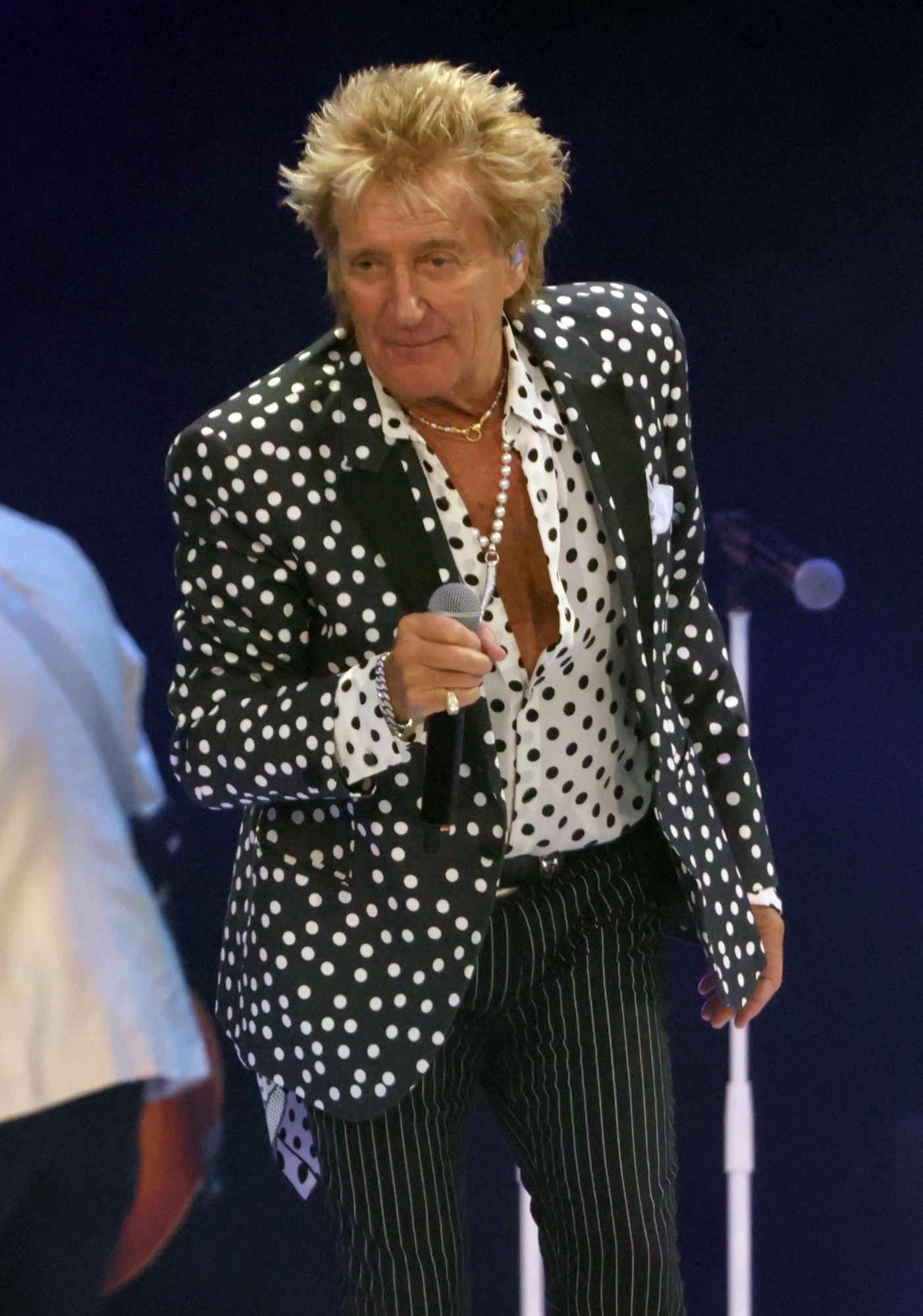 Billy Joel and Rod Stewart at Huntington Bank Field, 2024 - cleveland.com