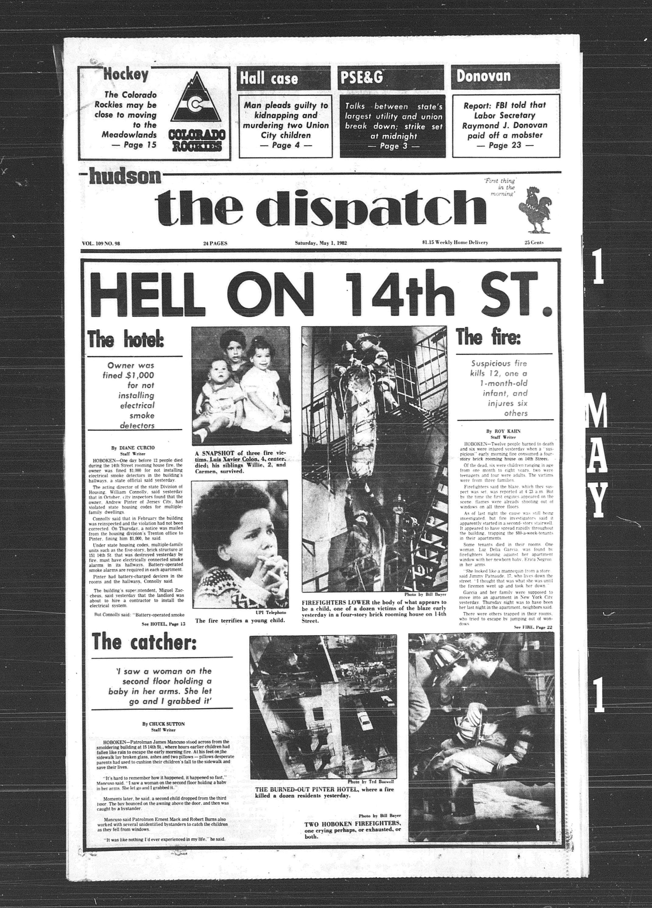 Hoboken's deadly arson fires between 1978 and 1982 - nj.com