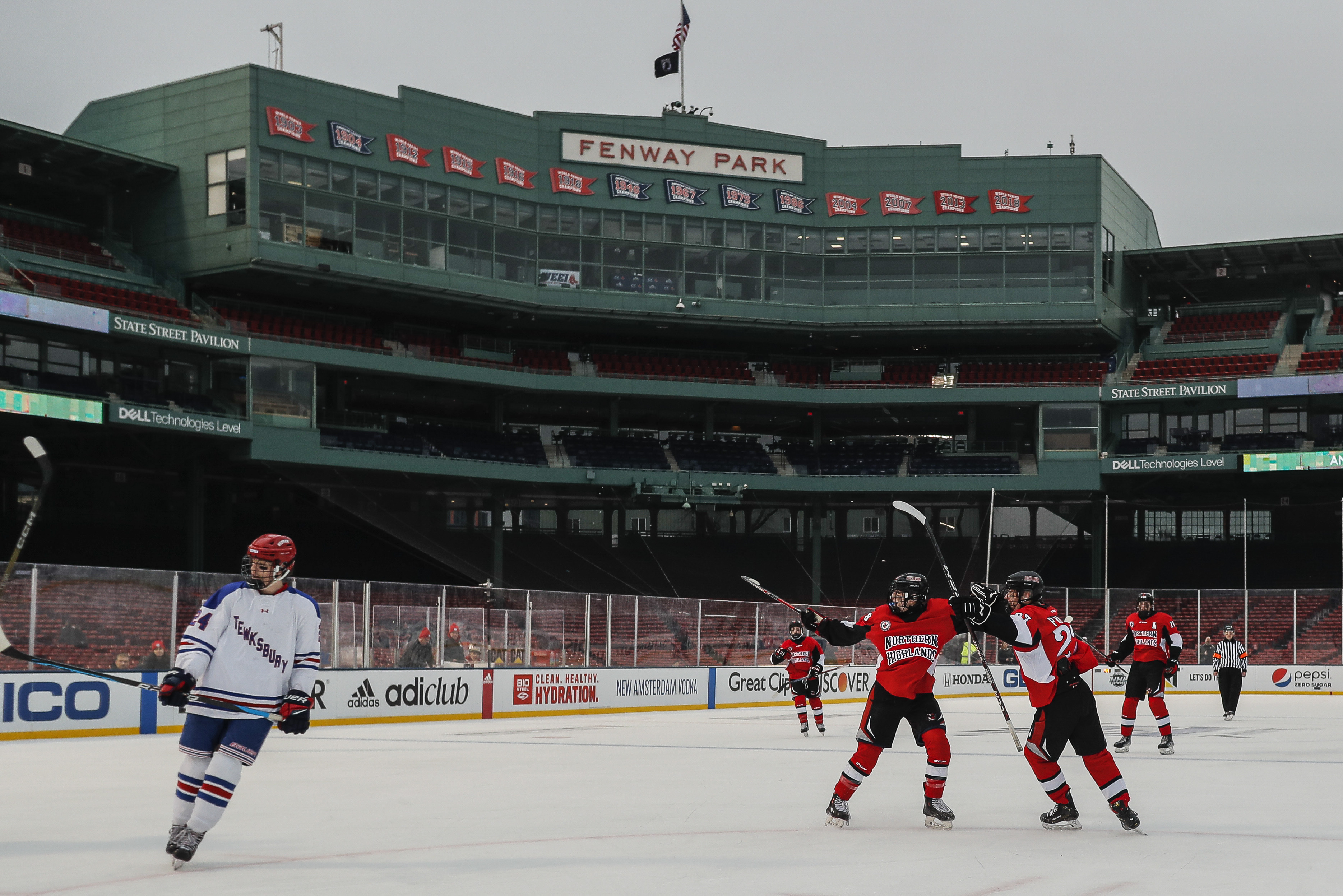 Boys Ice Hockey: Northern Highlands wins game at Fenway Park on January ...
