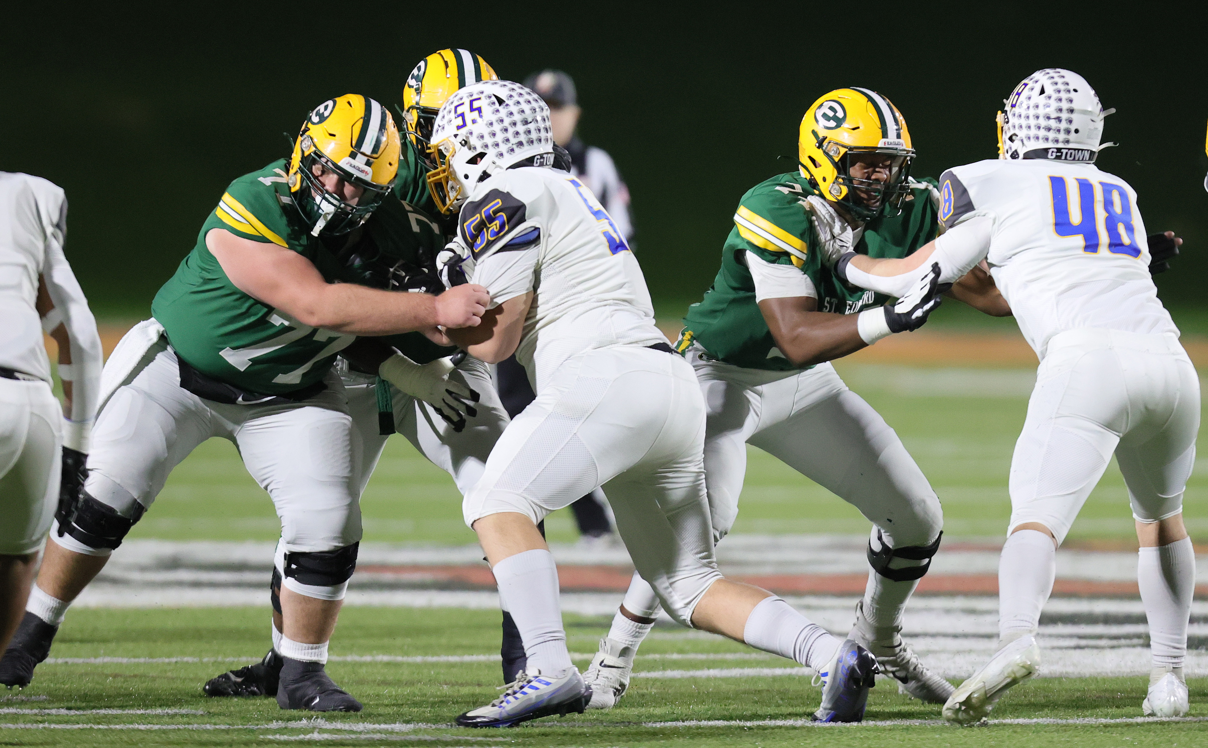 St. Edward offensive linemen, November 25, 2022 - cleveland.com