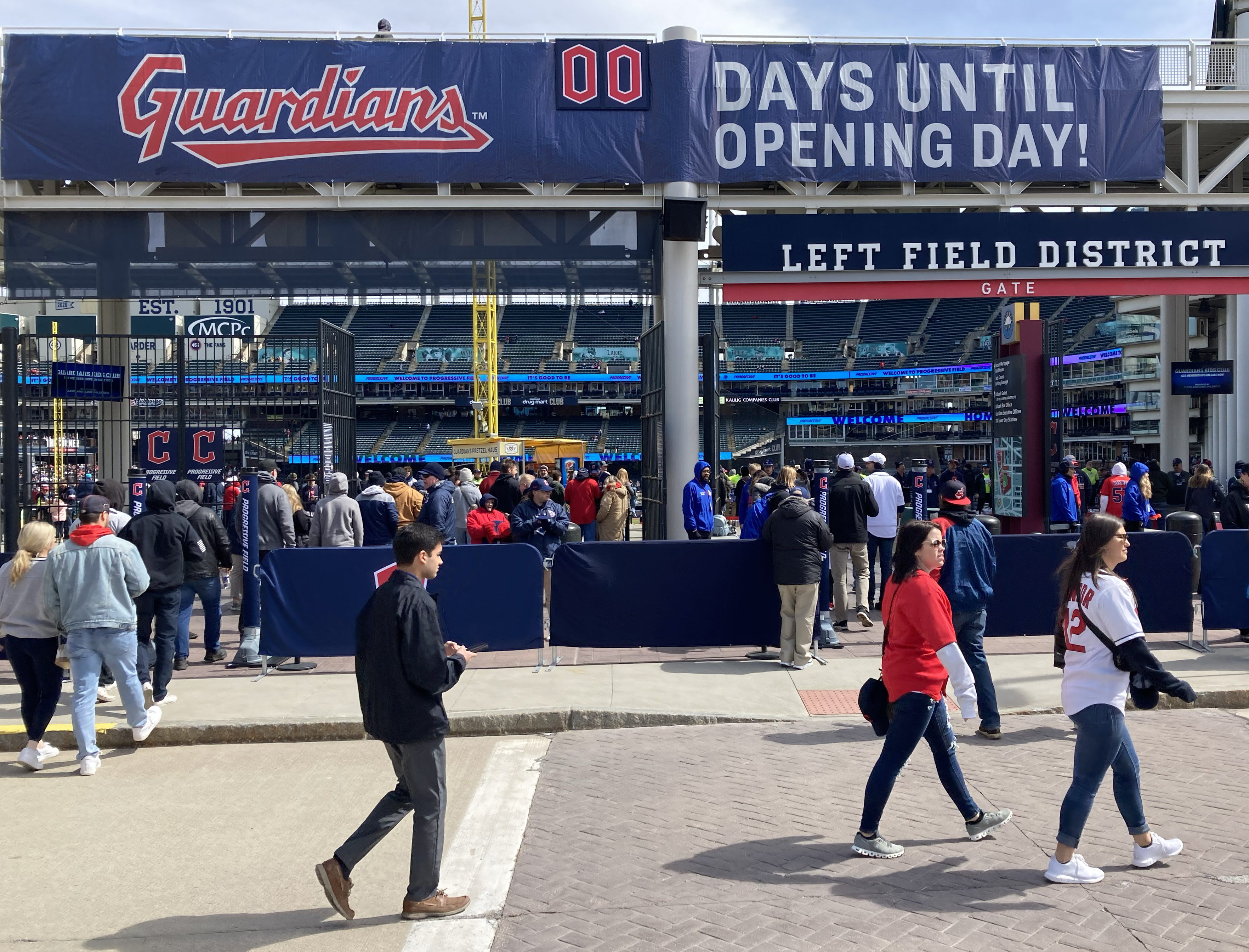 Guardians fans and fanfare at the 2023 home opener - cleveland.com