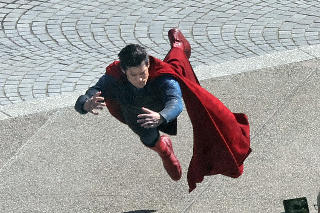 Superman movie resumes at Cleveland’s Public Square, July 2, 2024 ...