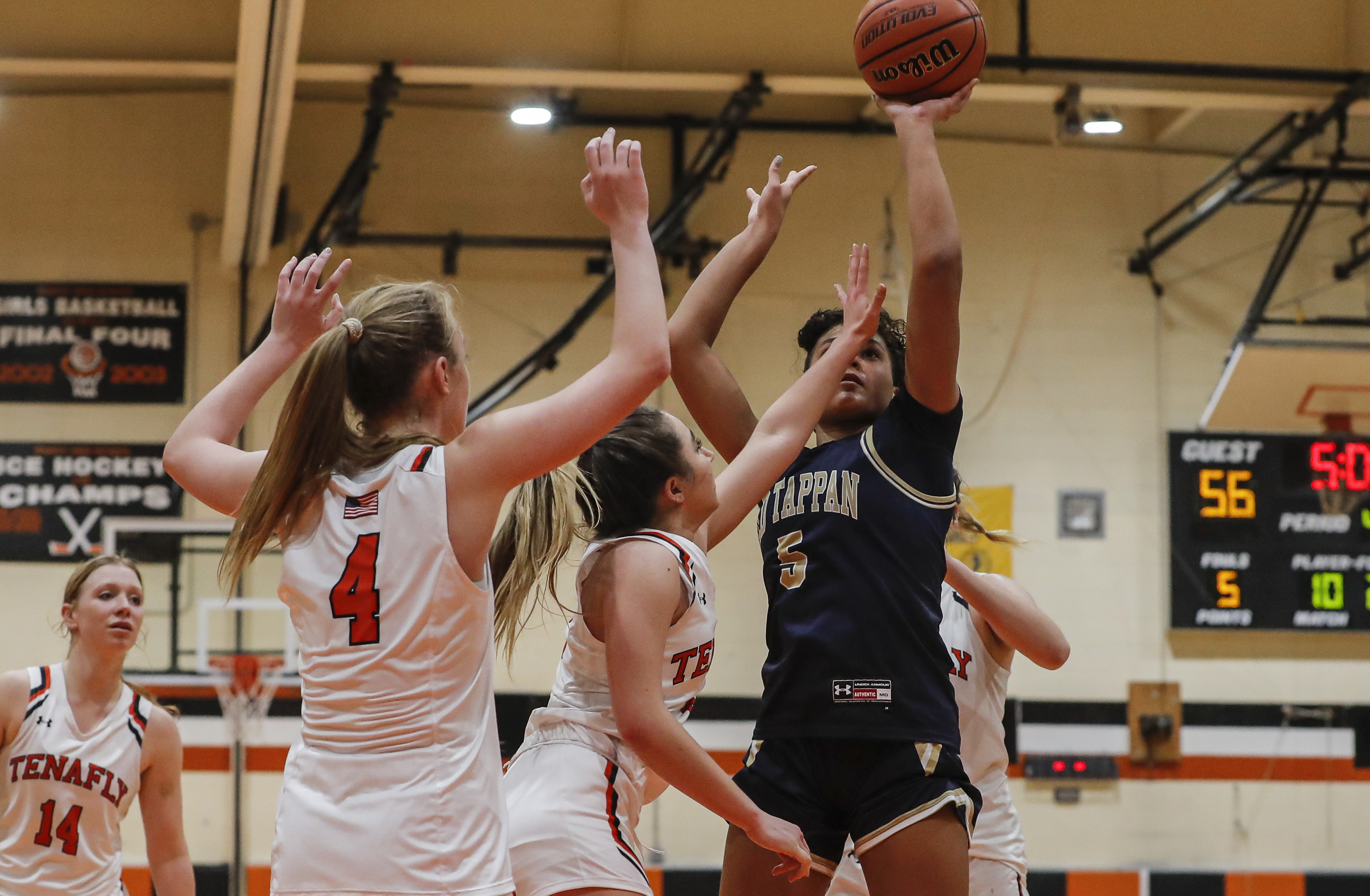 Girls Basketball: Tenafly vs. Old Tappan, Rylie Theuerkauf scores ...
