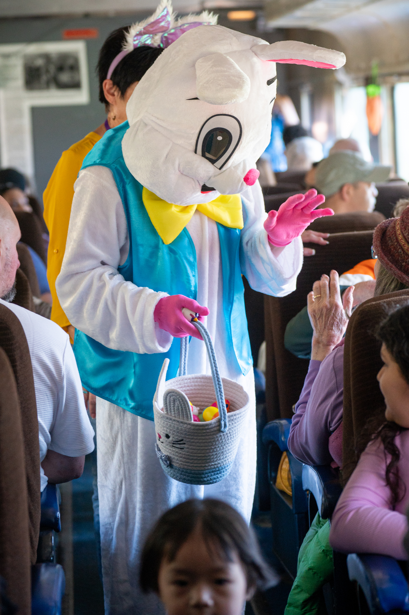 The Oregon Rail Heritage Center Easter Bunny Express train ride ...