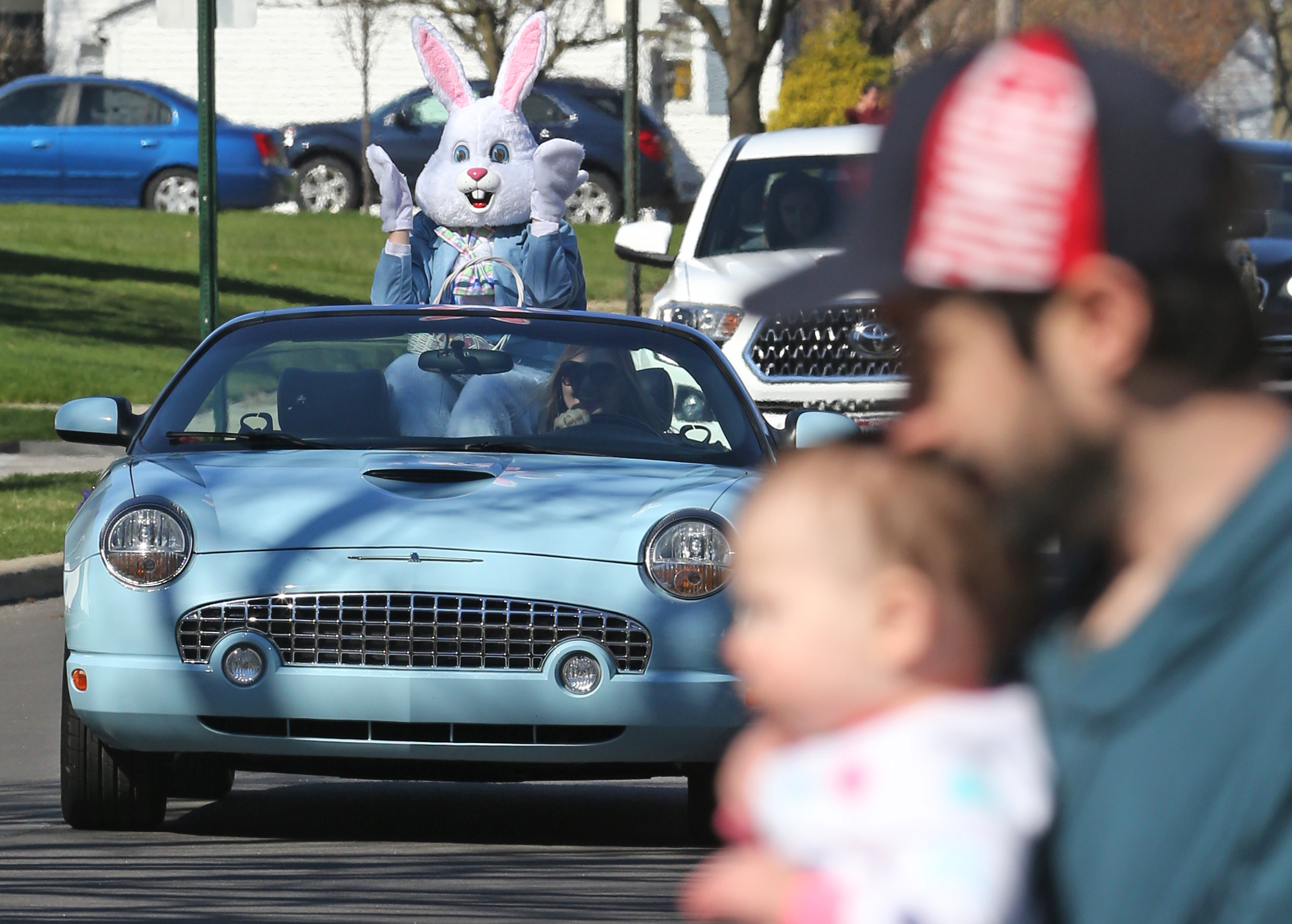 Easter Bunny visits Rocky River neighborhoods, April 4, 2020 ...