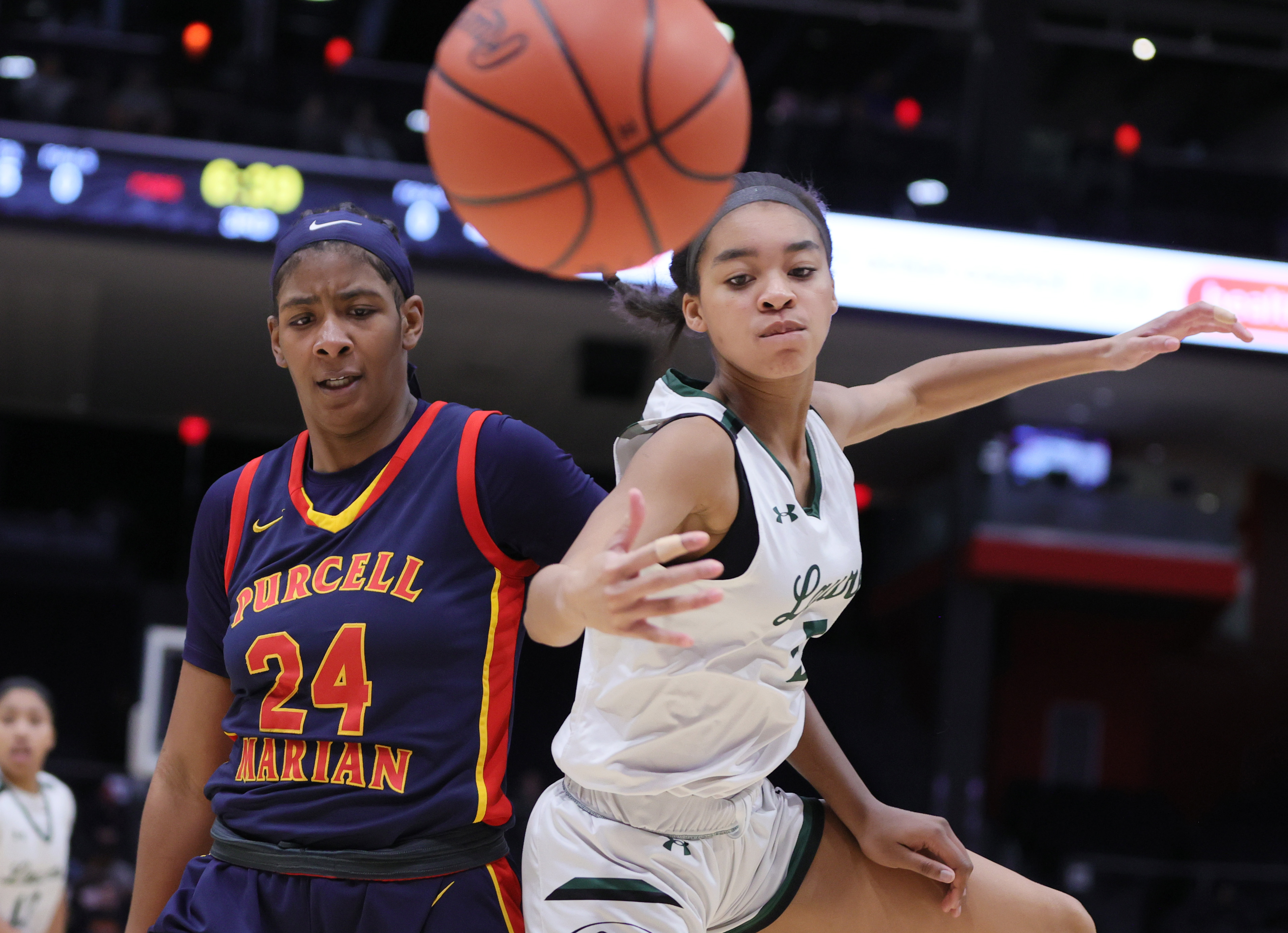 High school girls basketball D2 final: Laurel vs. Purcell Marian, March ...