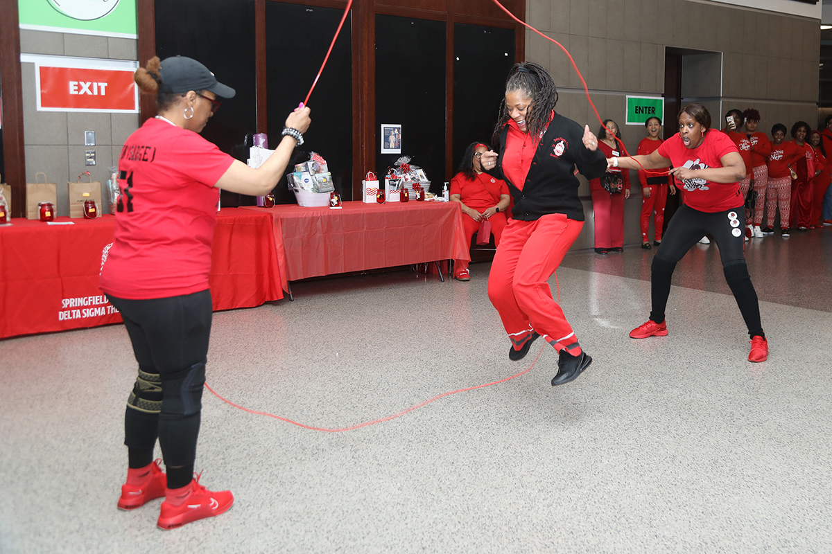 The Delta Sigma Theta Sorority Go Red Pajama Party to raise awareness ...