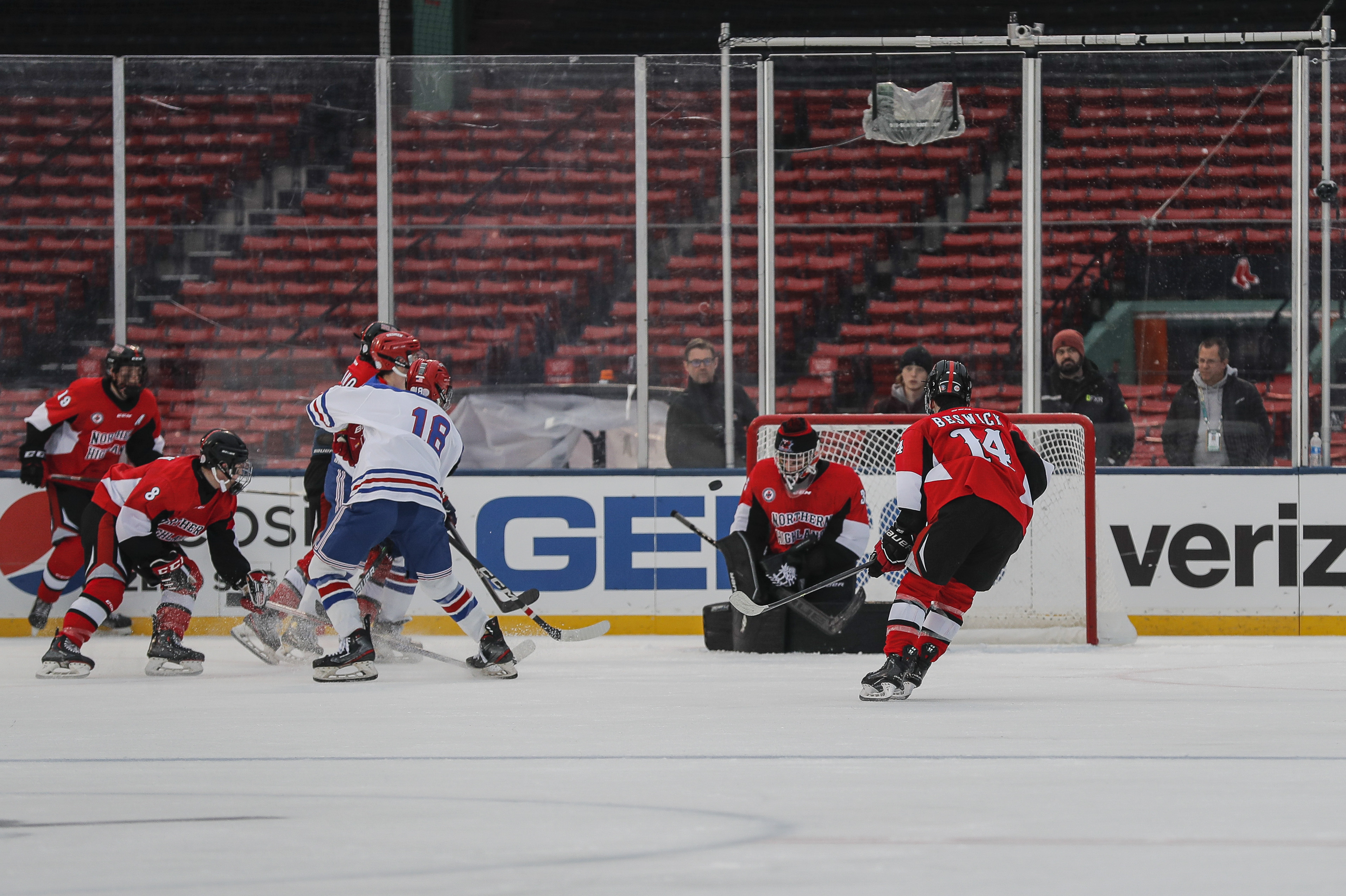 Boys Ice Hockey: Northern Highlands wins game at Fenway Park on January ...