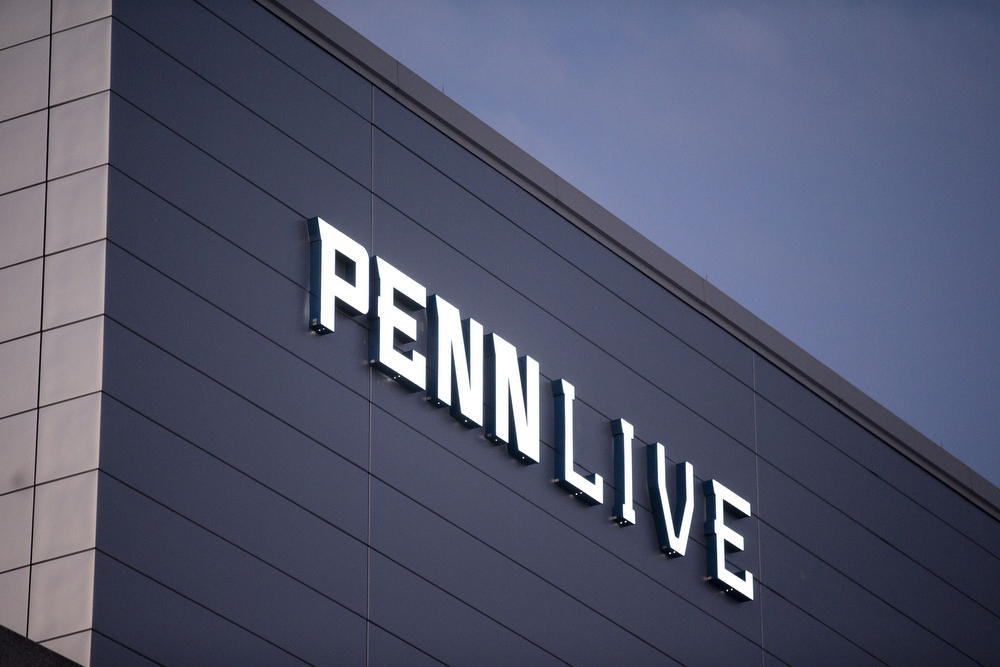 New signage at PennLive offices - pennlive.com