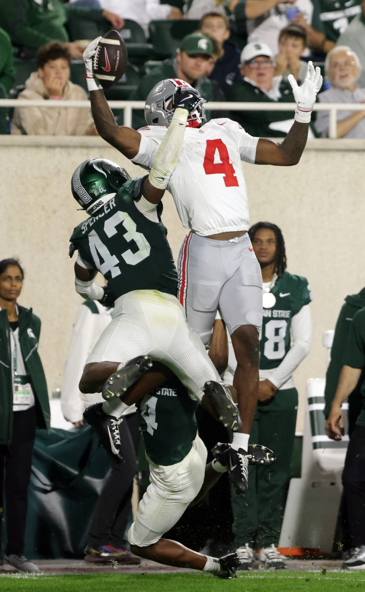 Ohio State Buckeyes at Michigan State Spartans, September 28, 2024 ...