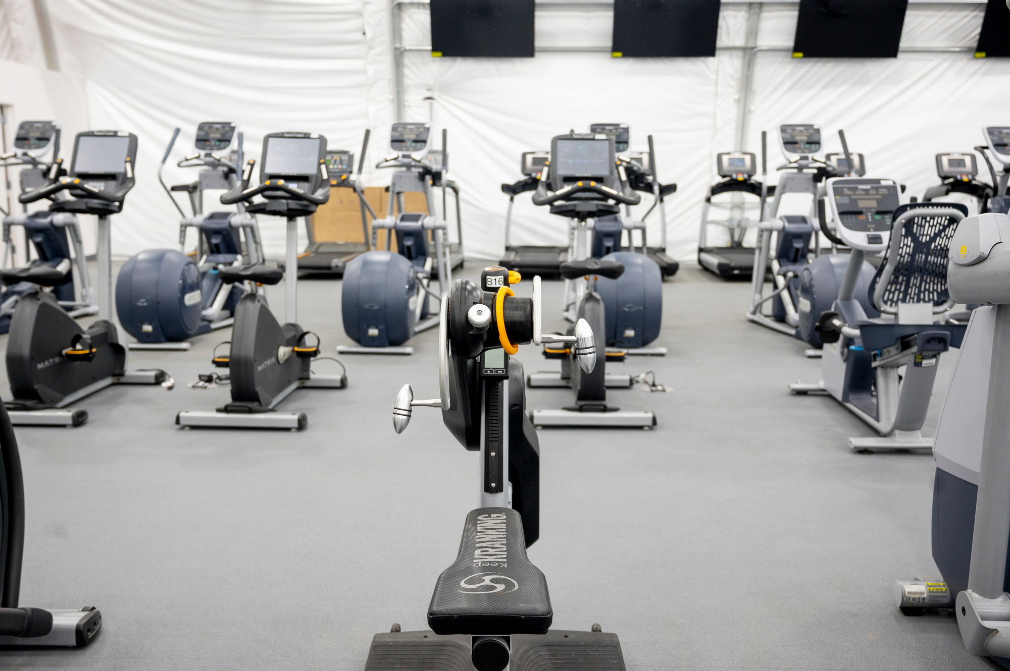 University of Michigan's Temporary Recreation Facility at Palmer Field ...