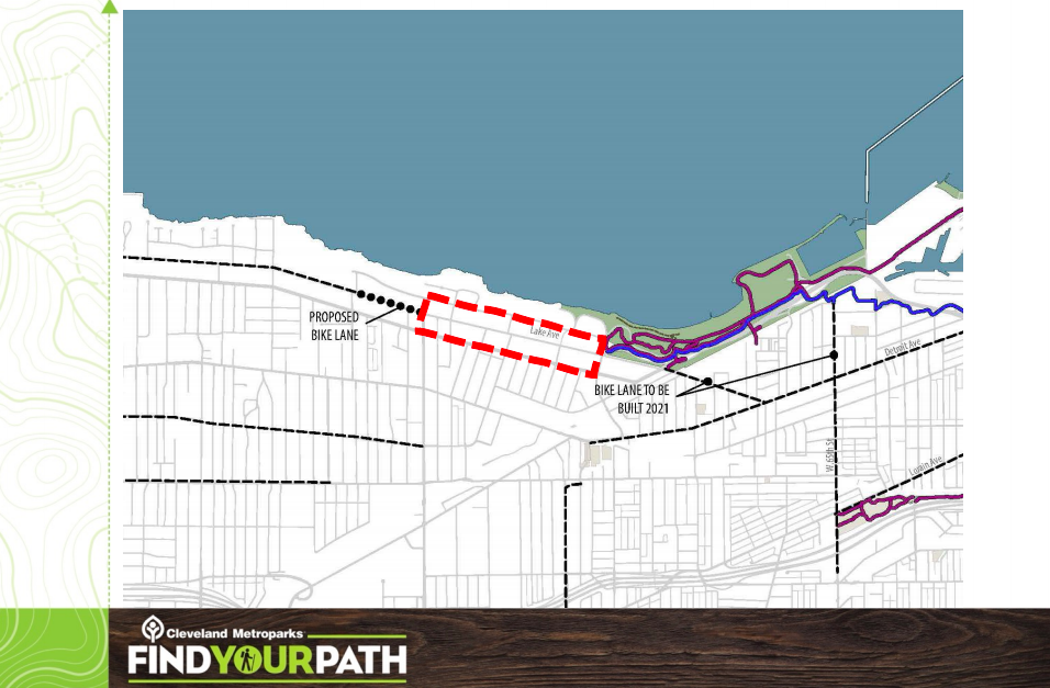 Cleveland Metroparks’ widening of Lake Avenue sidewalk to improve Lake ...