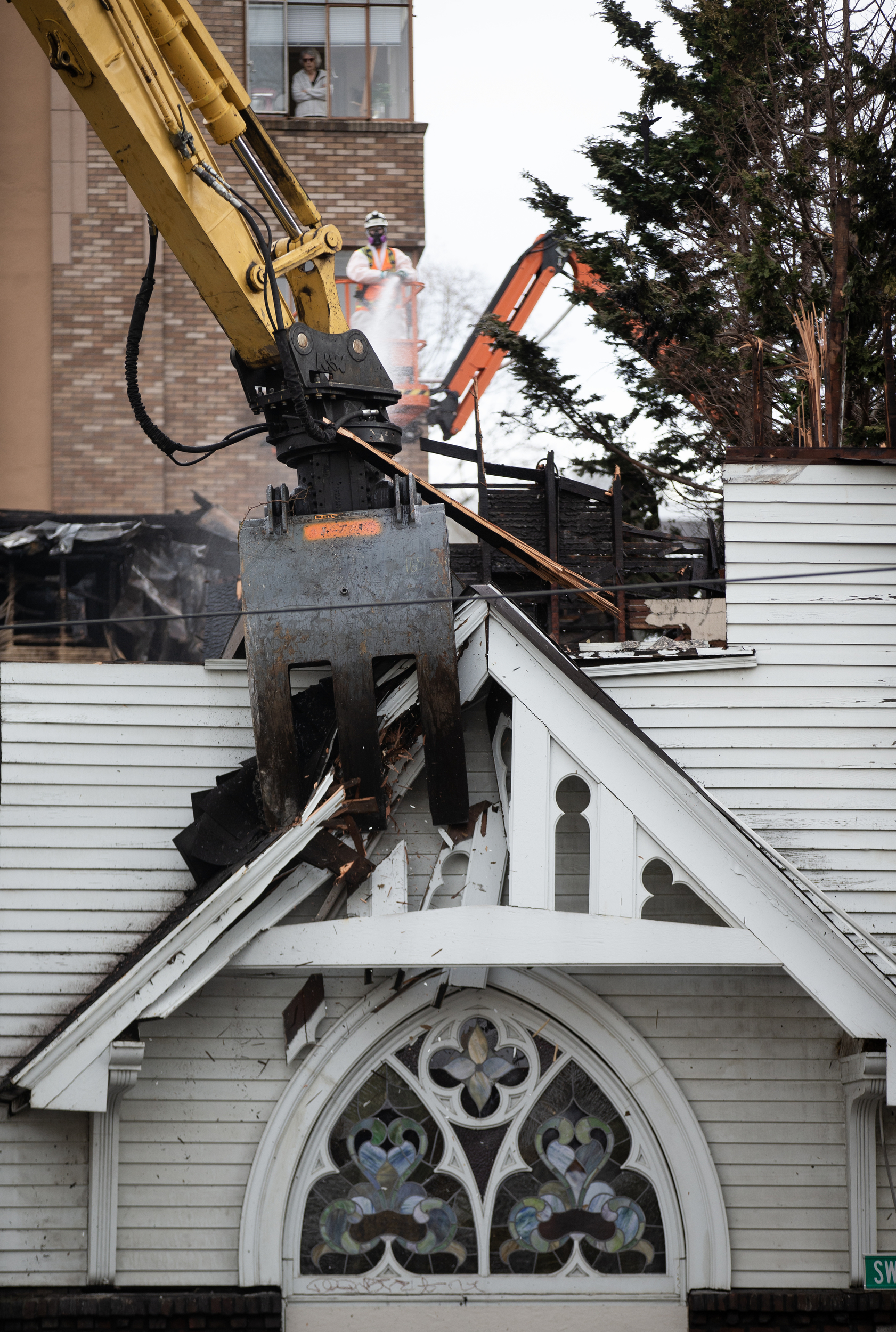 Former Portland Korean Church is demolished after fire - oregonlive.com