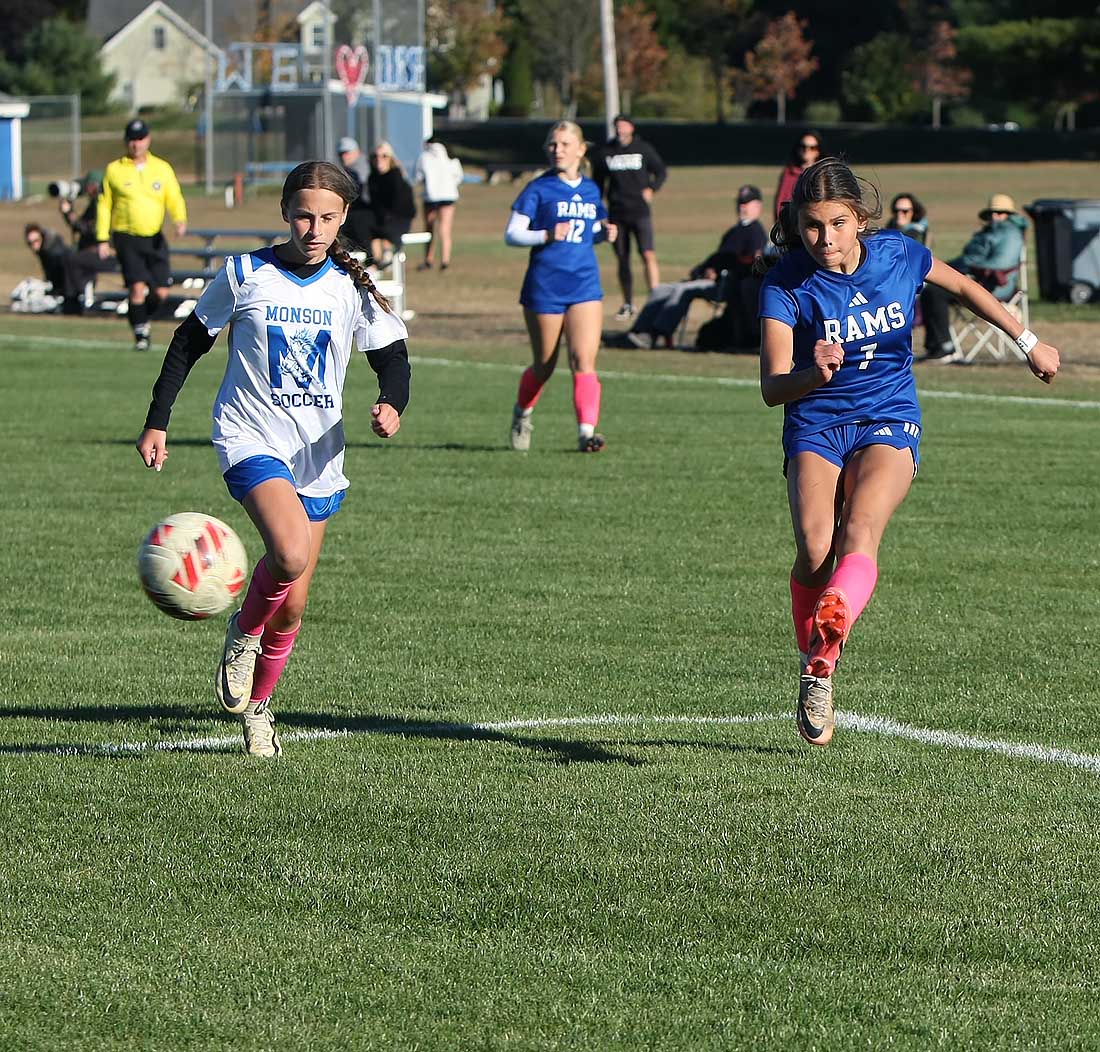 Monson vs Granby girls Soccer 10/9/25 - masslive.com