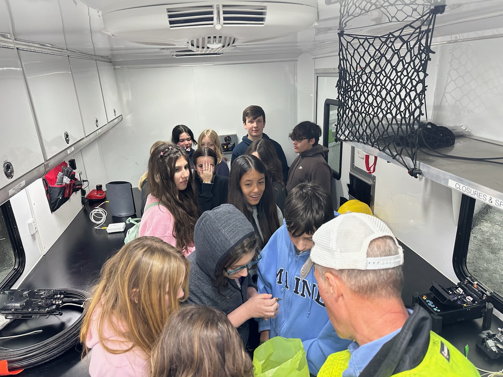Middle school students visit Westfield Gas & Electric - masslive.com