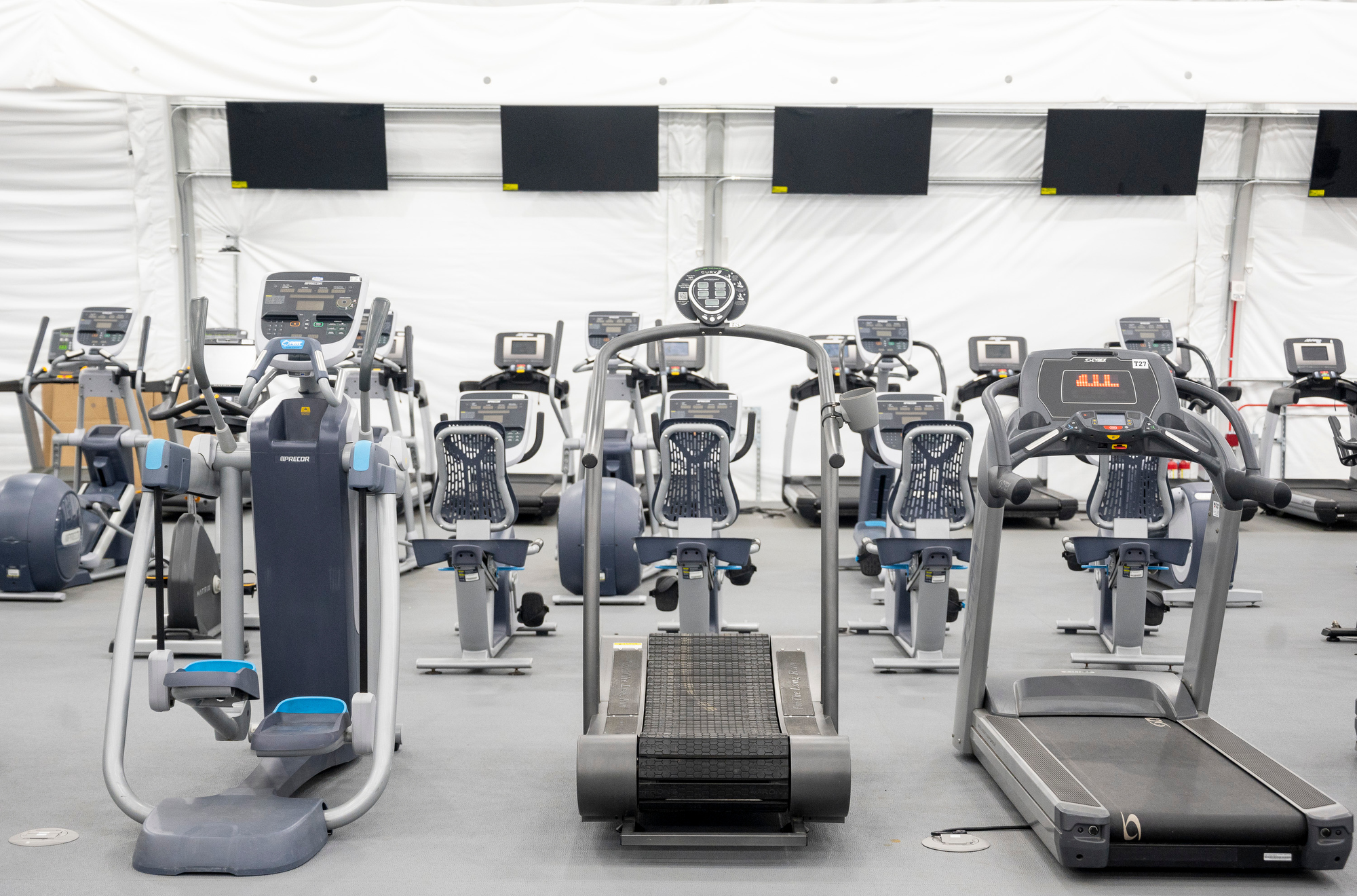 University of Michigan's Temporary Recreation Facility at Palmer Field ...