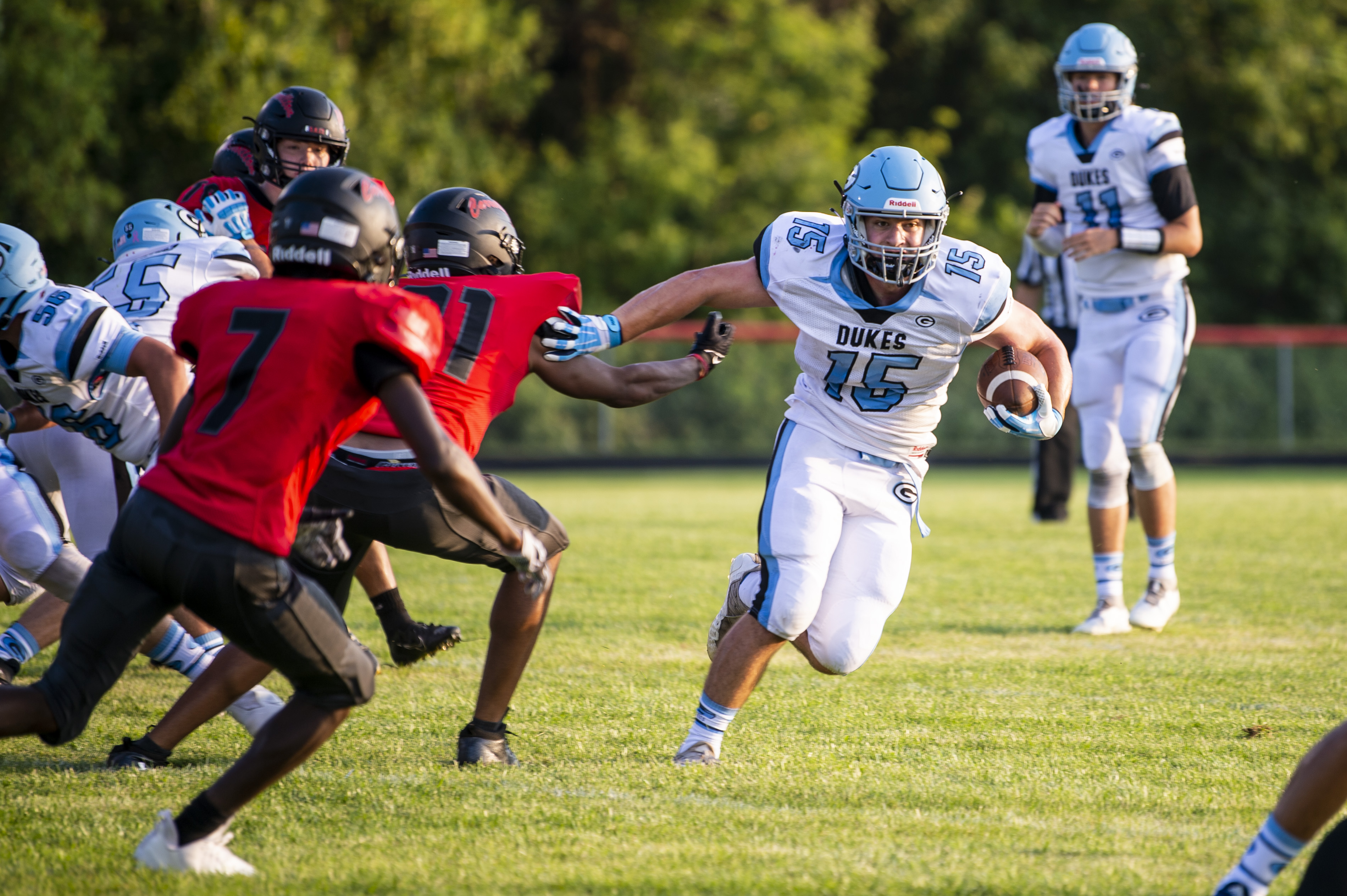 Carrollton football hosts Garber 2021 - mlive.com