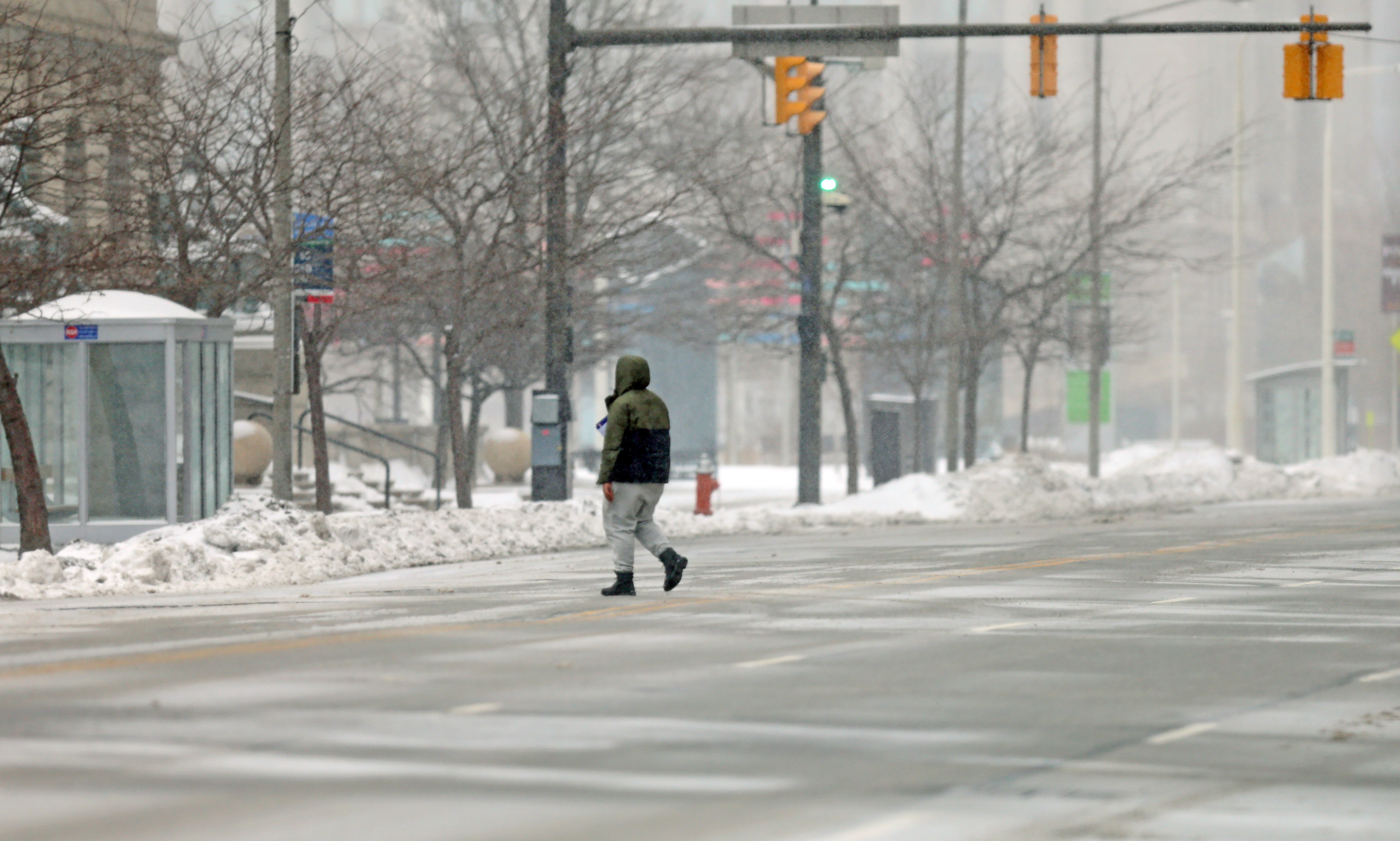 Cleveland road conditions from winter storm, February 4, 2022 ...