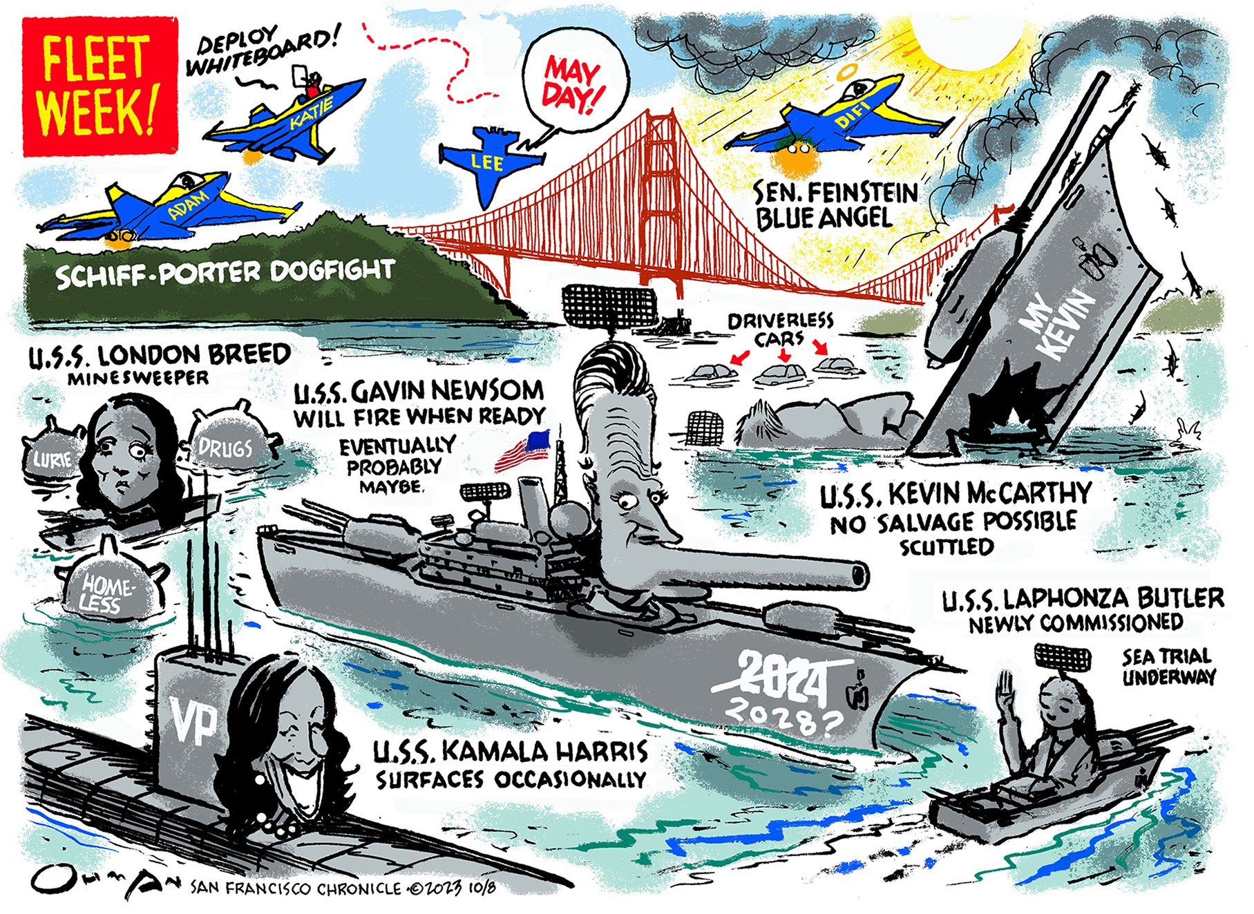 Editorial cartoons for Oct. 15, 2023 - cleveland.com