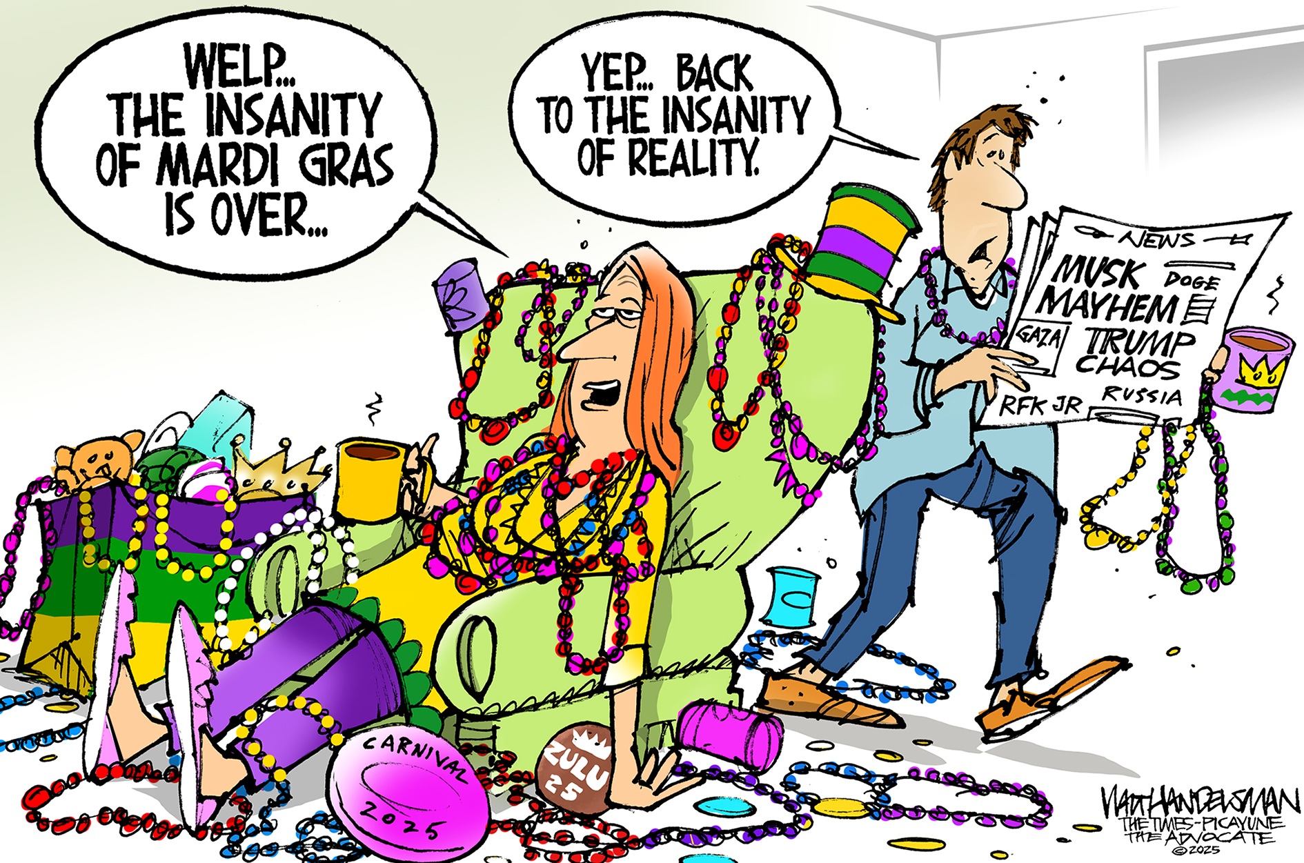 Editorial cartoons for March 9, 2025 - oregonlive.com