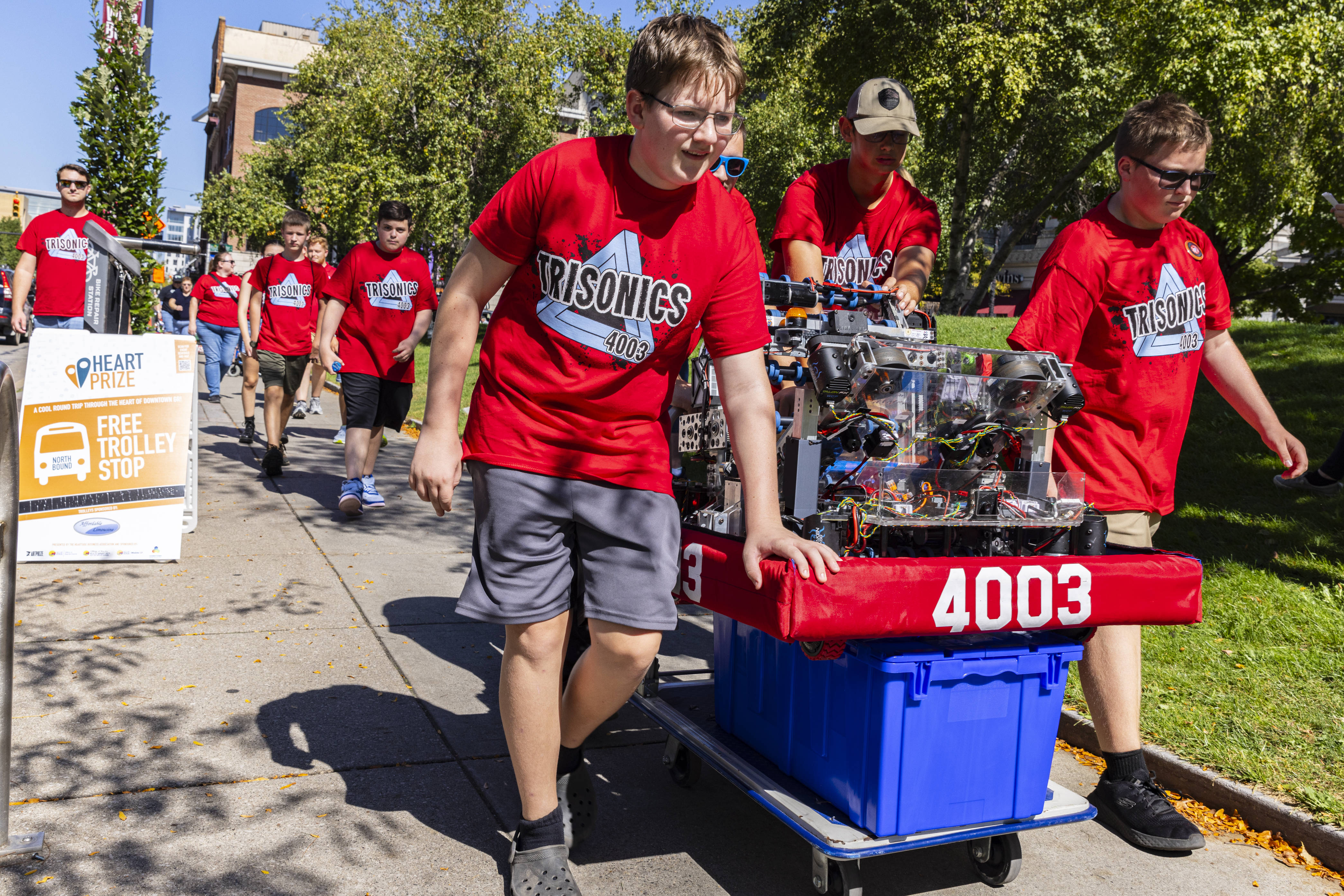 Robots invade Rosa Parks Circle during Robotics Expo and Parade - mlive.com