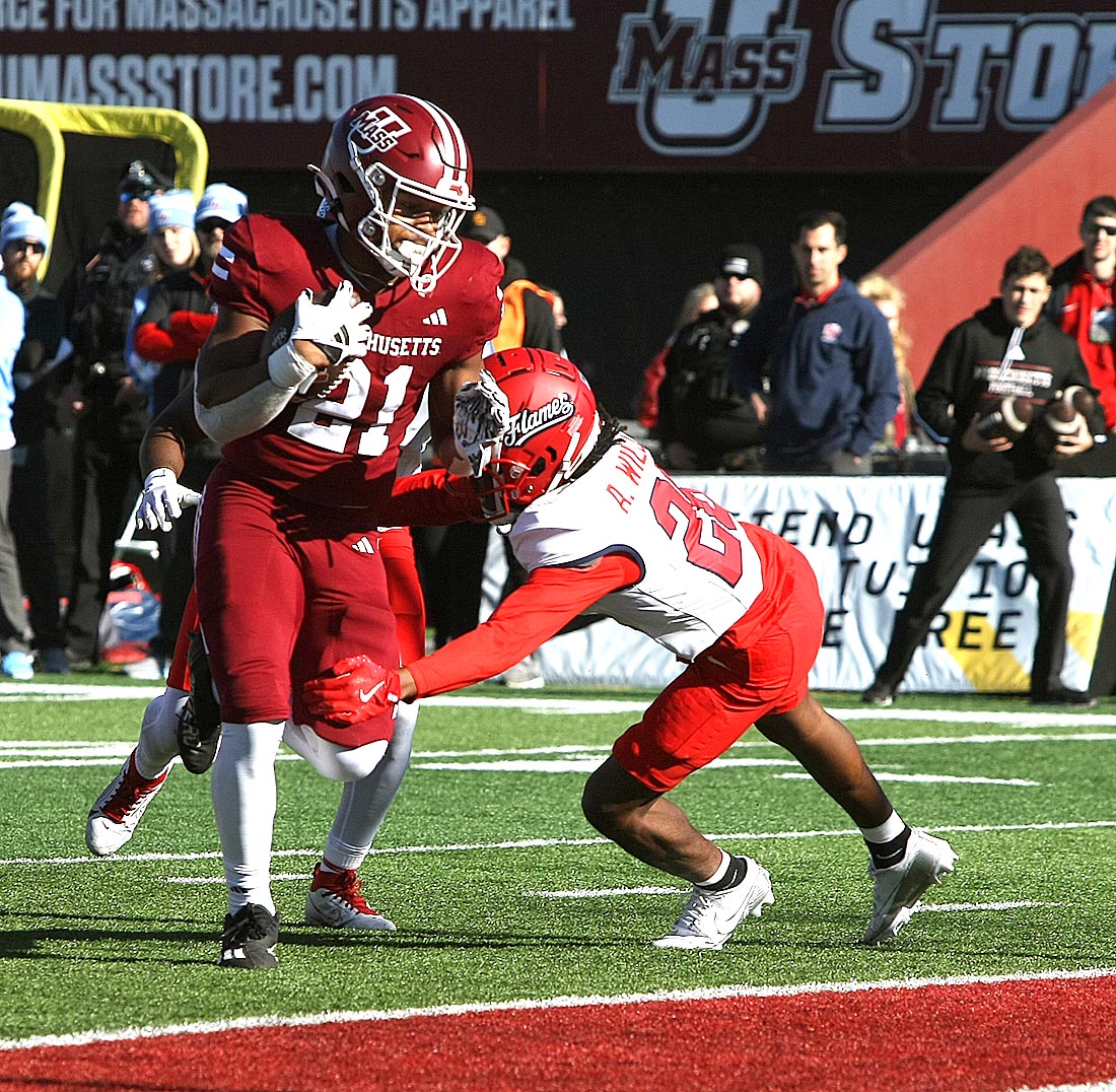 UMass Football vs Liberty on Military Appreciation Day on 11/16/24 ...