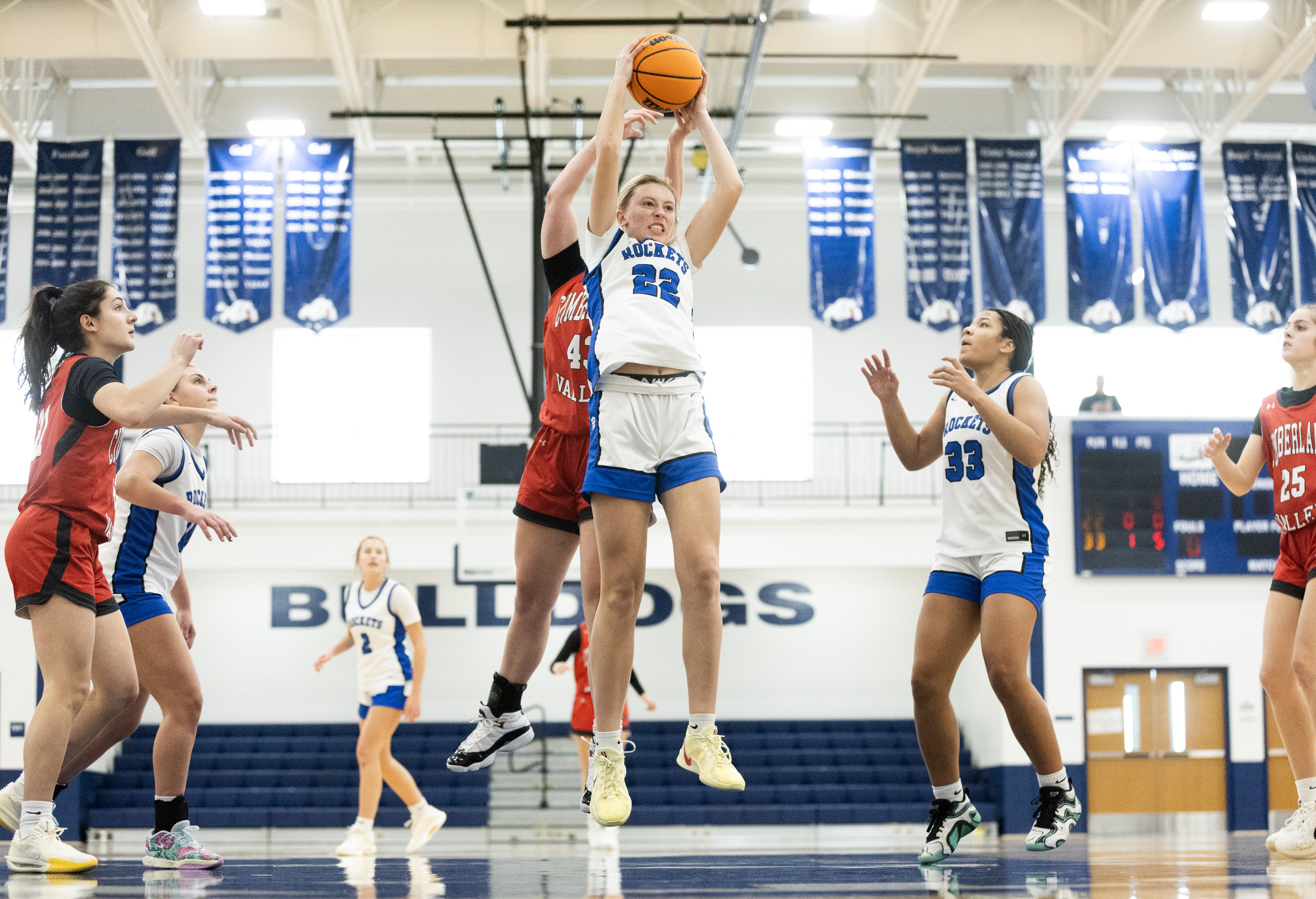 Cumberland Valley vs Spring Grove in girls high school basketball ...