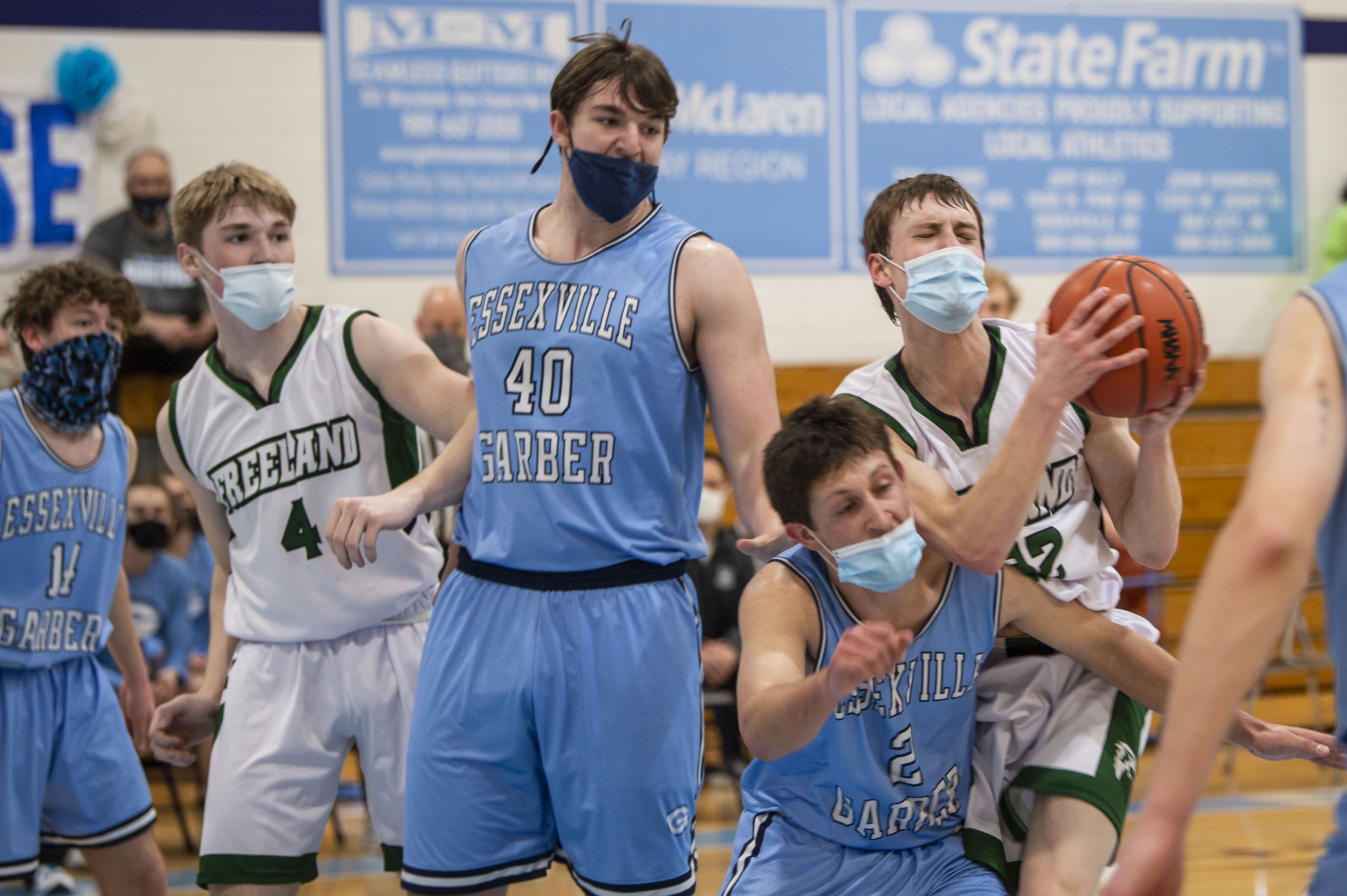 Freeland boys basketball takes down Garber in District 2 semifinal 58 ...