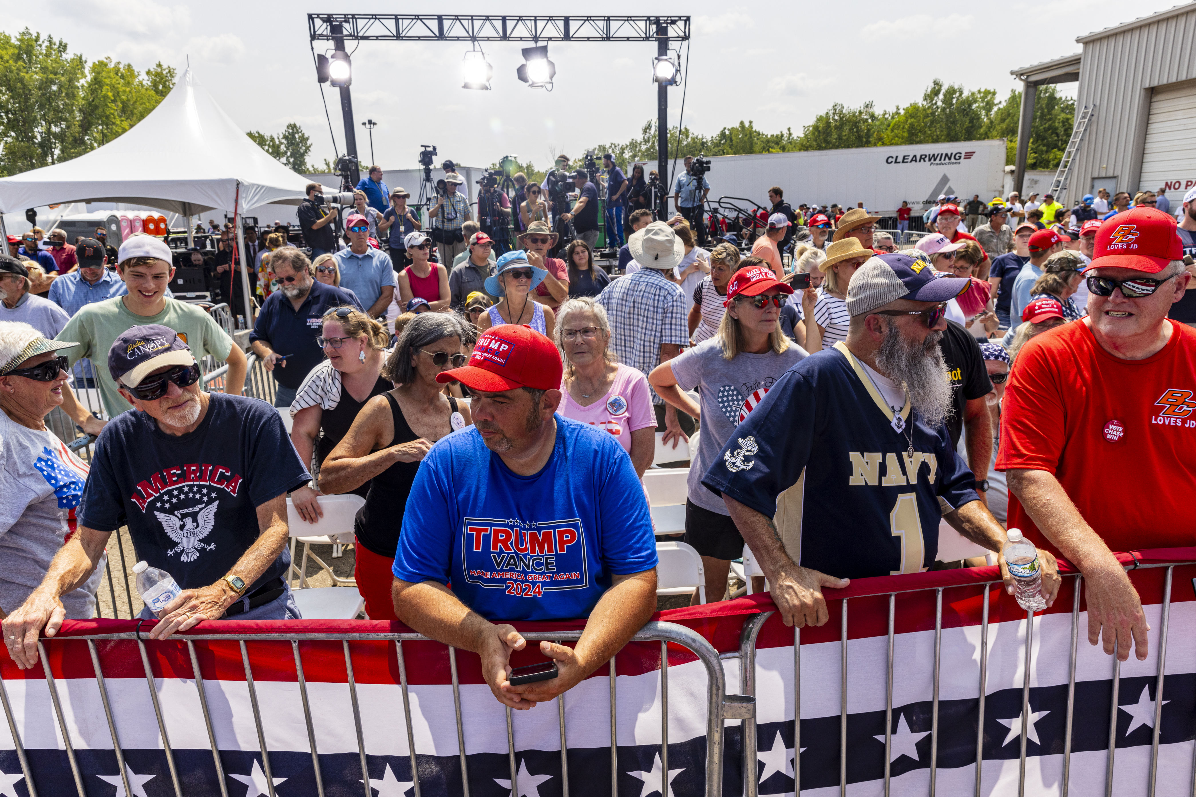 Vice presidential candidate, JD Vance, visits Byron Center for the 2024 ...