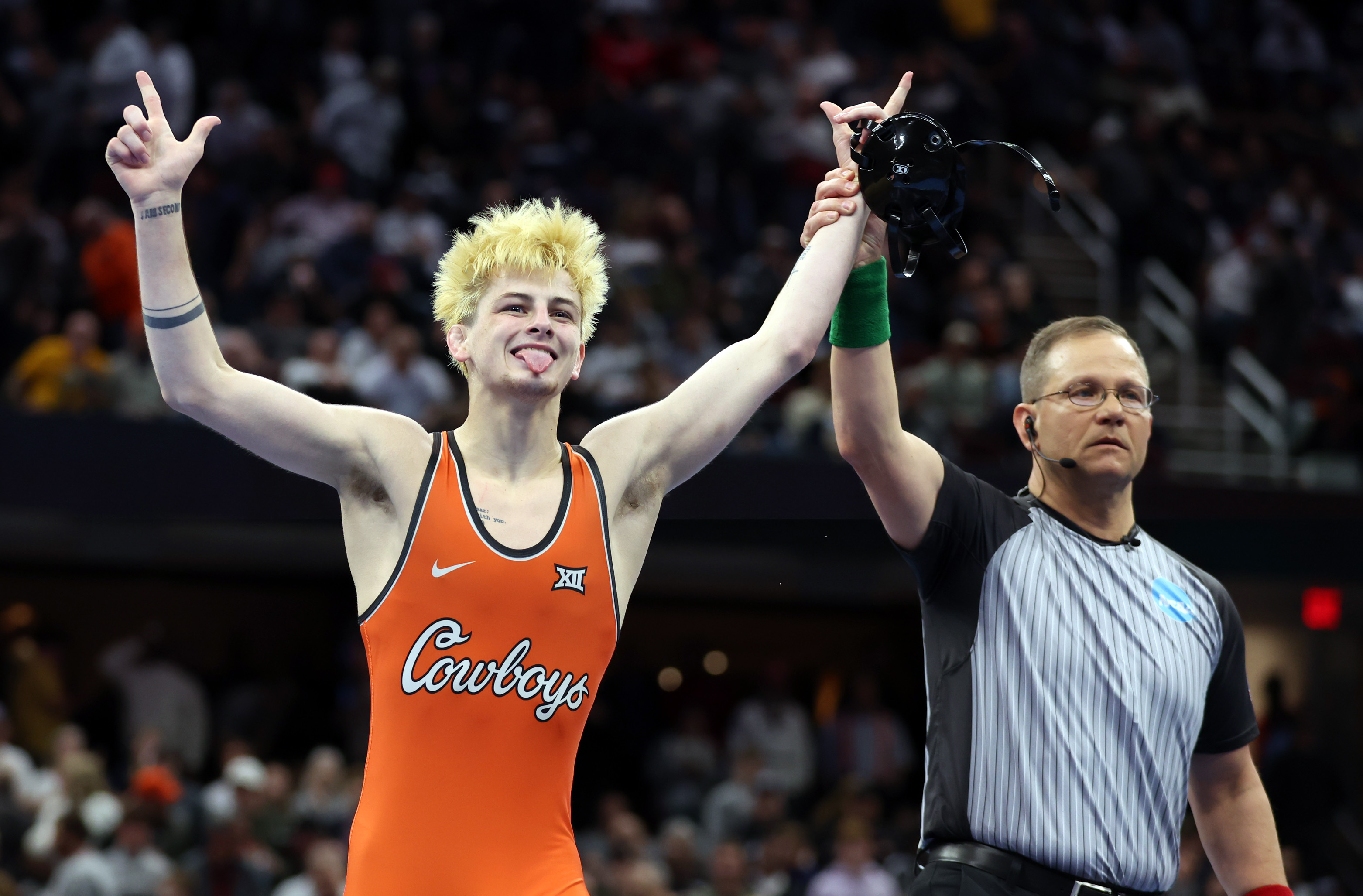 Championship round of the 2026 NCAA Wrestling Championships , March 21 ...