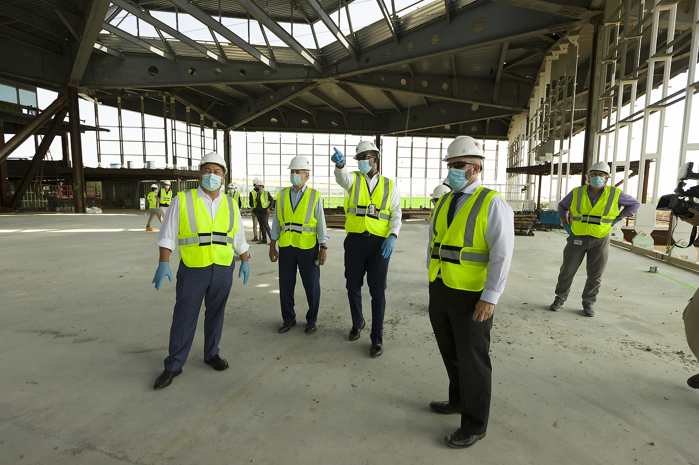 Newark Liberty Terminal One Progress Tour - nj.com