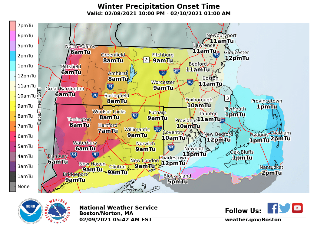 These 10 maps show what to expect from Tuesday's winter storm ...
