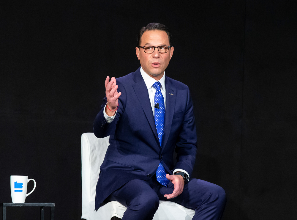 Dr. Mehmet Oz and Attorney General Josh Shapiro conversations at PA ...