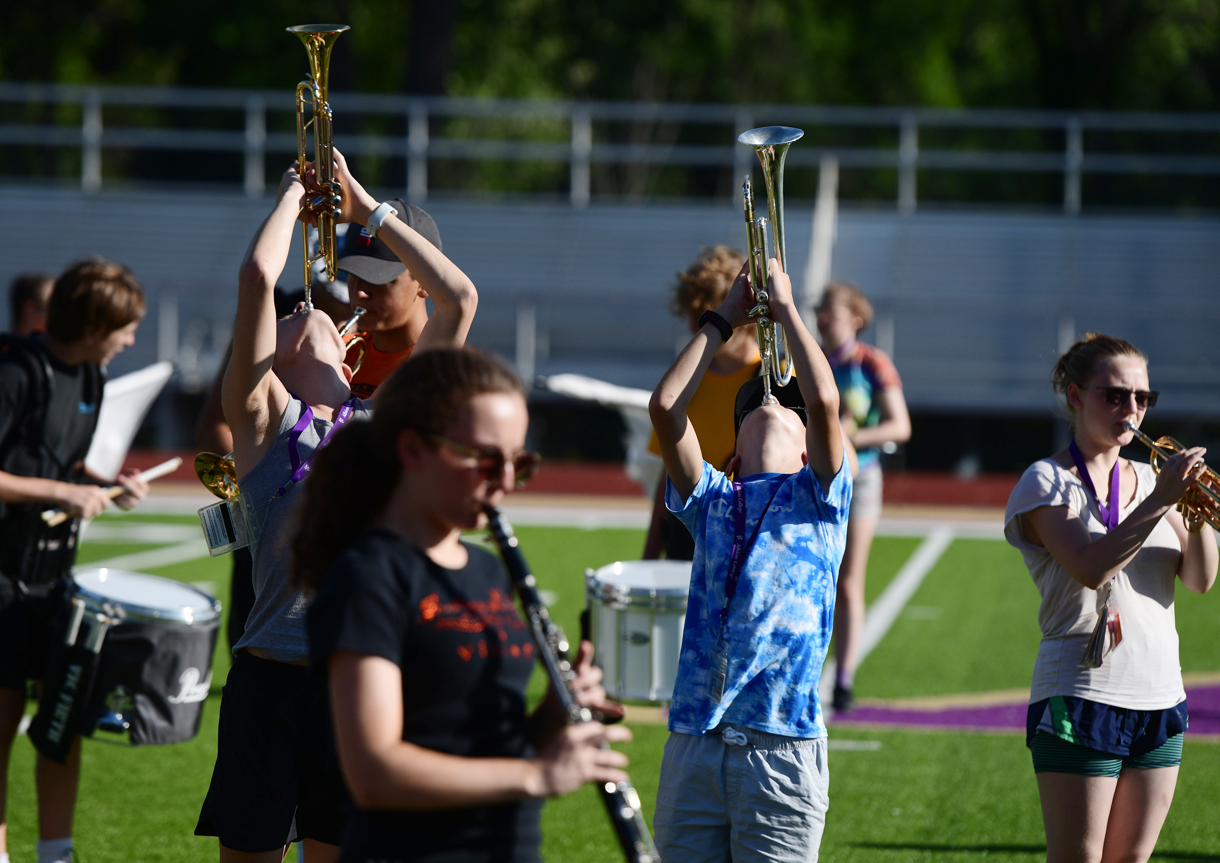 High School Band Practice