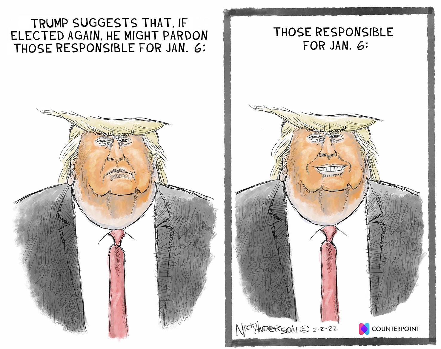 Editorial cartoons for Feb. 6, 2022 - oregonlive.com