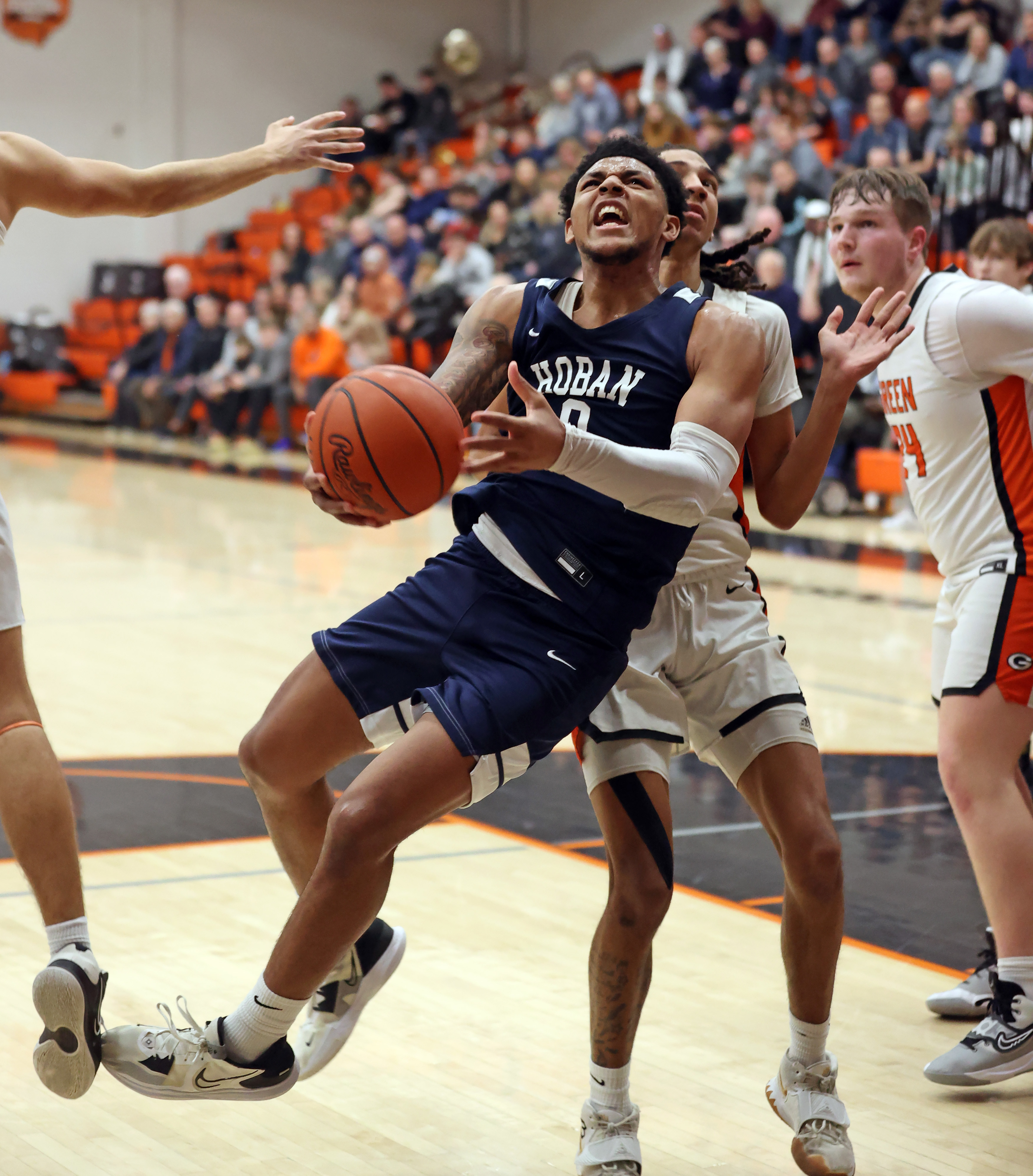 Boys high school hoops: Archbishop Hoban at Green, February 6, 2024 ...