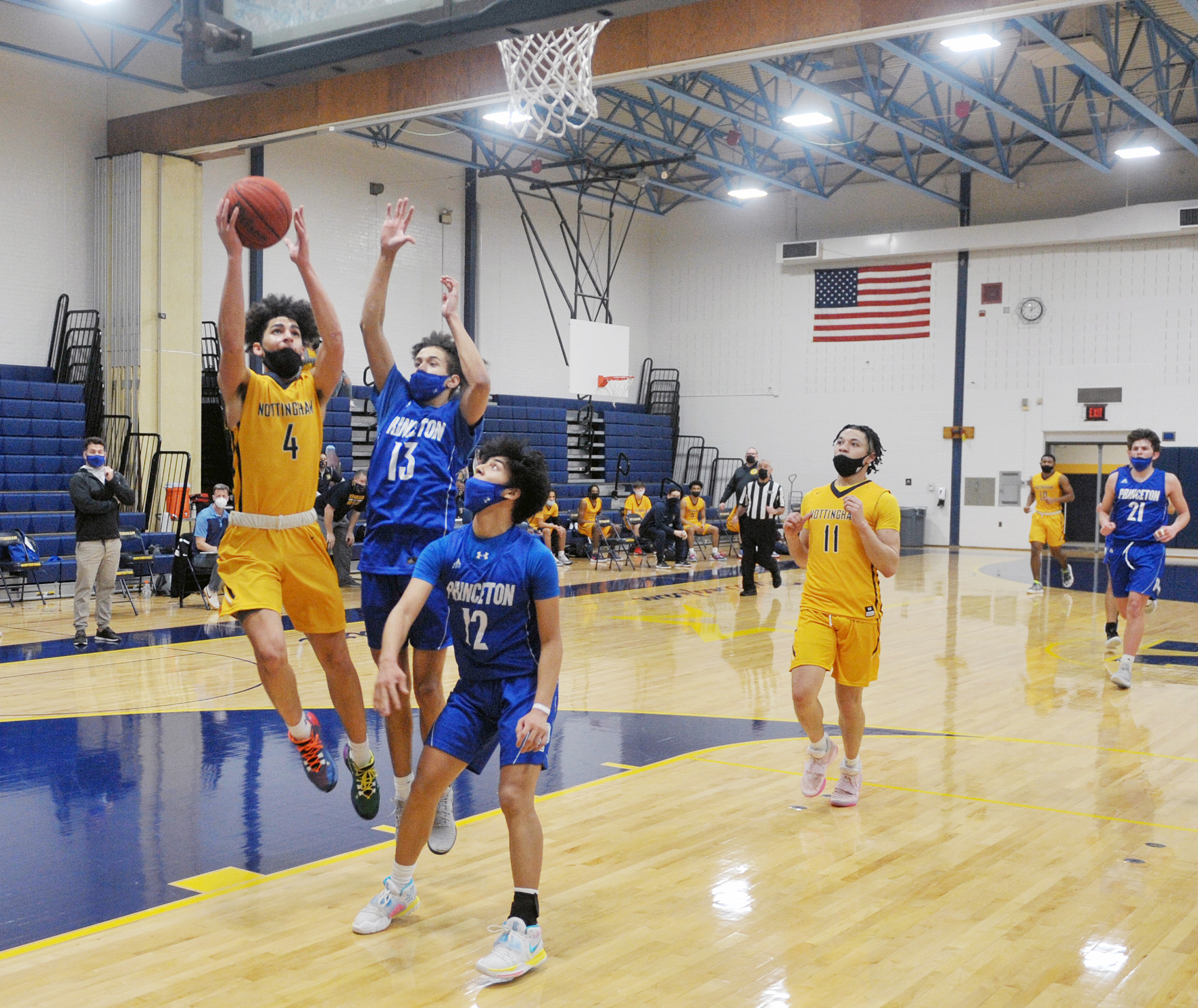 High School Boys Basketball Princeton High School at Nottingham High ...