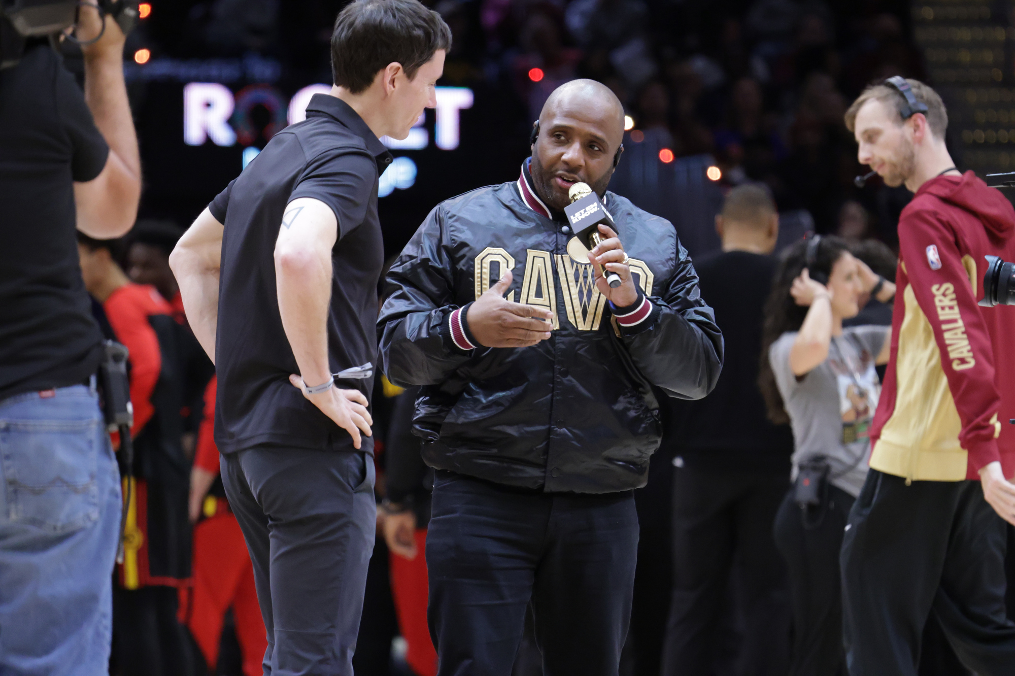 Ahmaad Crump, Cleveland Cavaliers on-court emcee - cleveland.com
