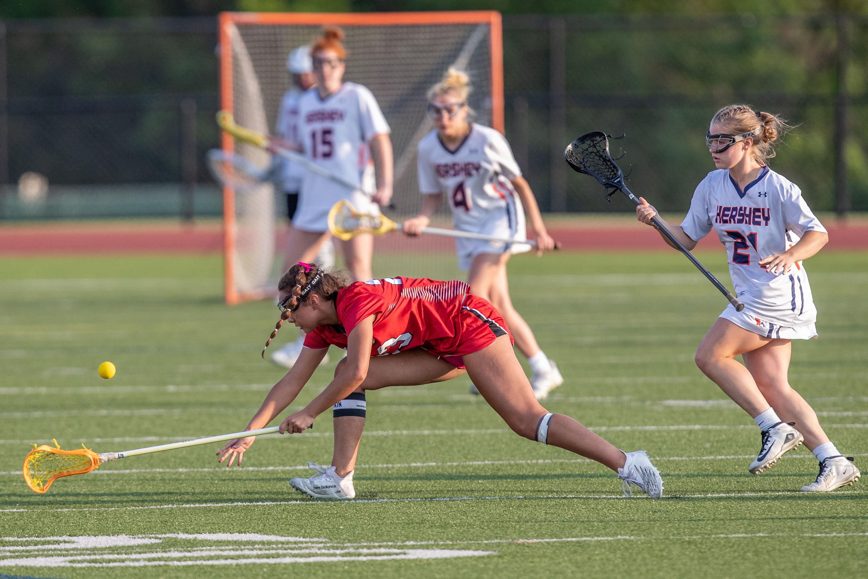 Hershey remains undefeated with a 12-5 win over CV for the Mid-Penn ...