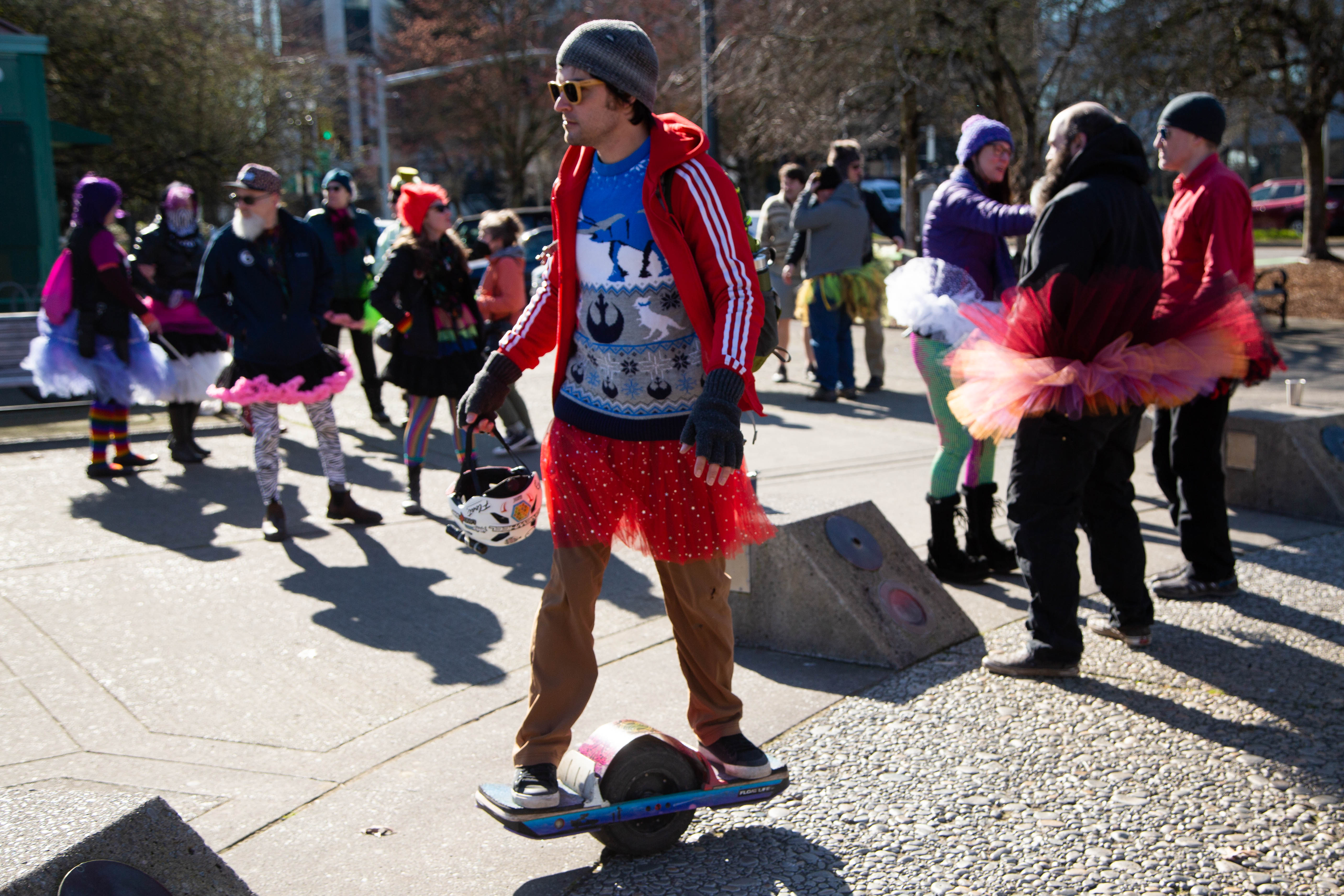Tutu Tuesday celebrates 2/22/22 in downtown Portland - oregonlive.com